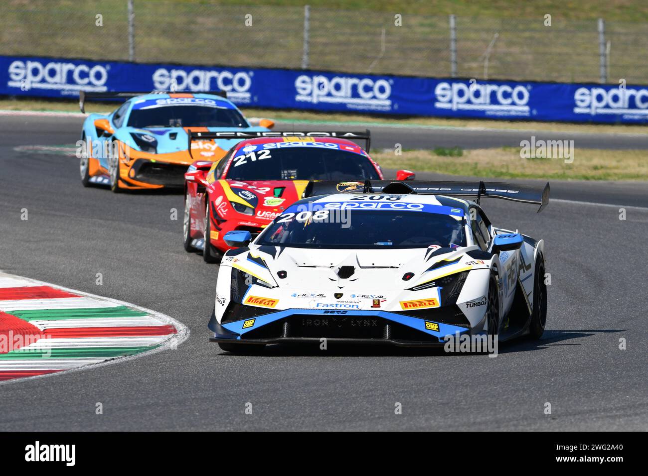 Scarperia, 29 September 2023: Lamborghini Huracan St Evo 2 of team Iron ...