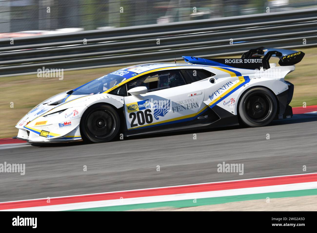 Scarperia, 29 September 2023: Lamborghini Huracan St of team Vsr drive ...