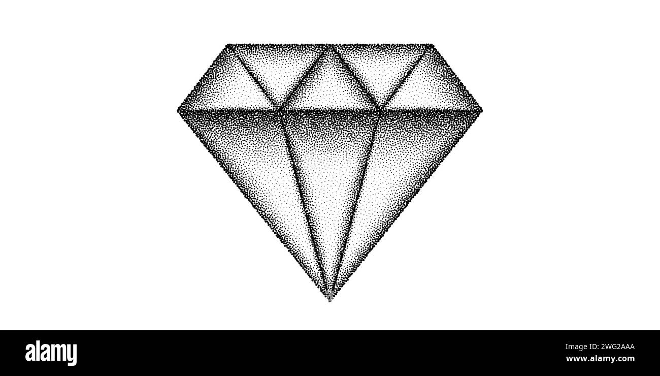 Diamond grain pattern background. Black noise stipple dots brilliant ...