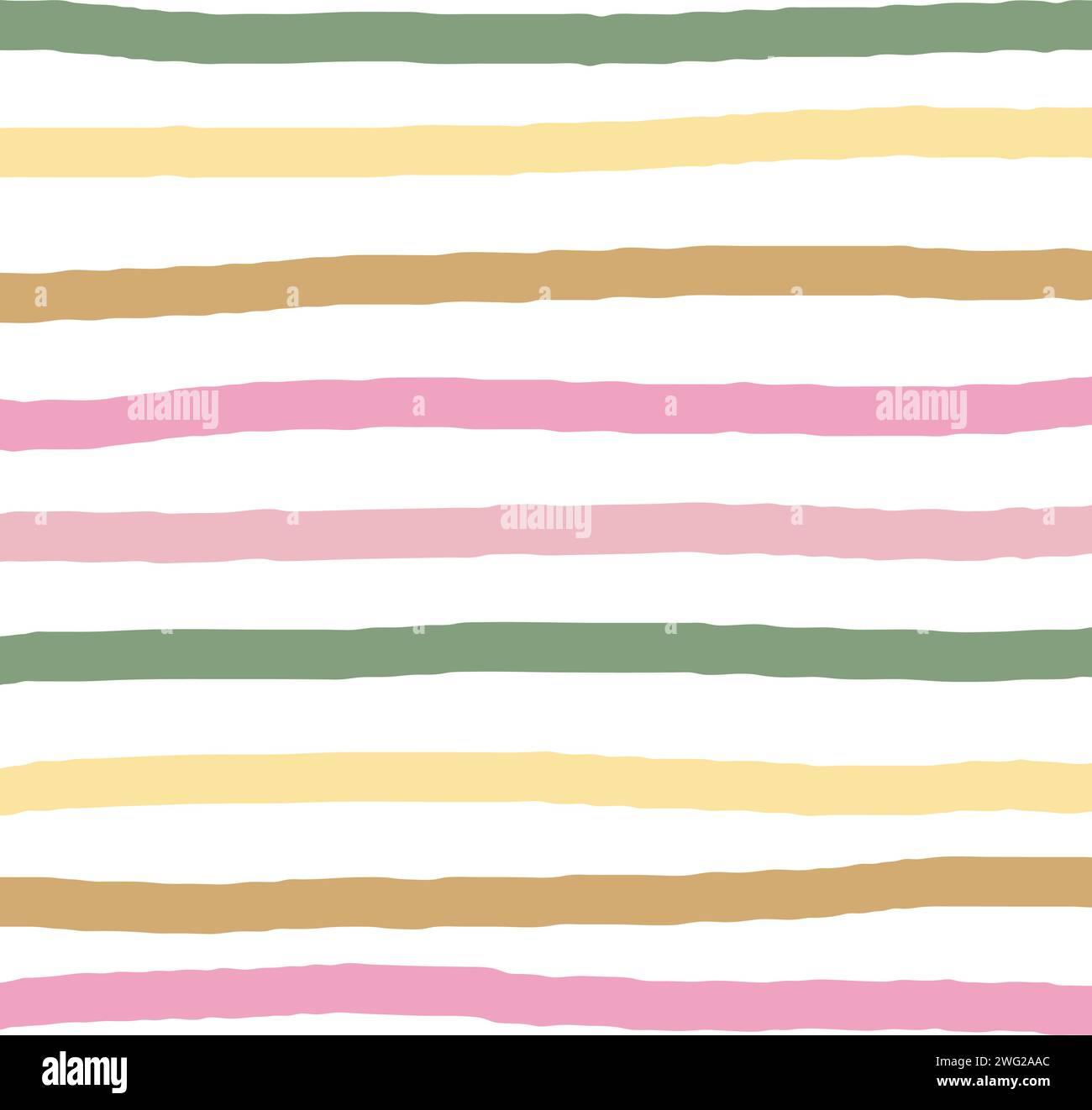 Retro colors horizontal stripes vector. Hand drawn doodle geometric ...