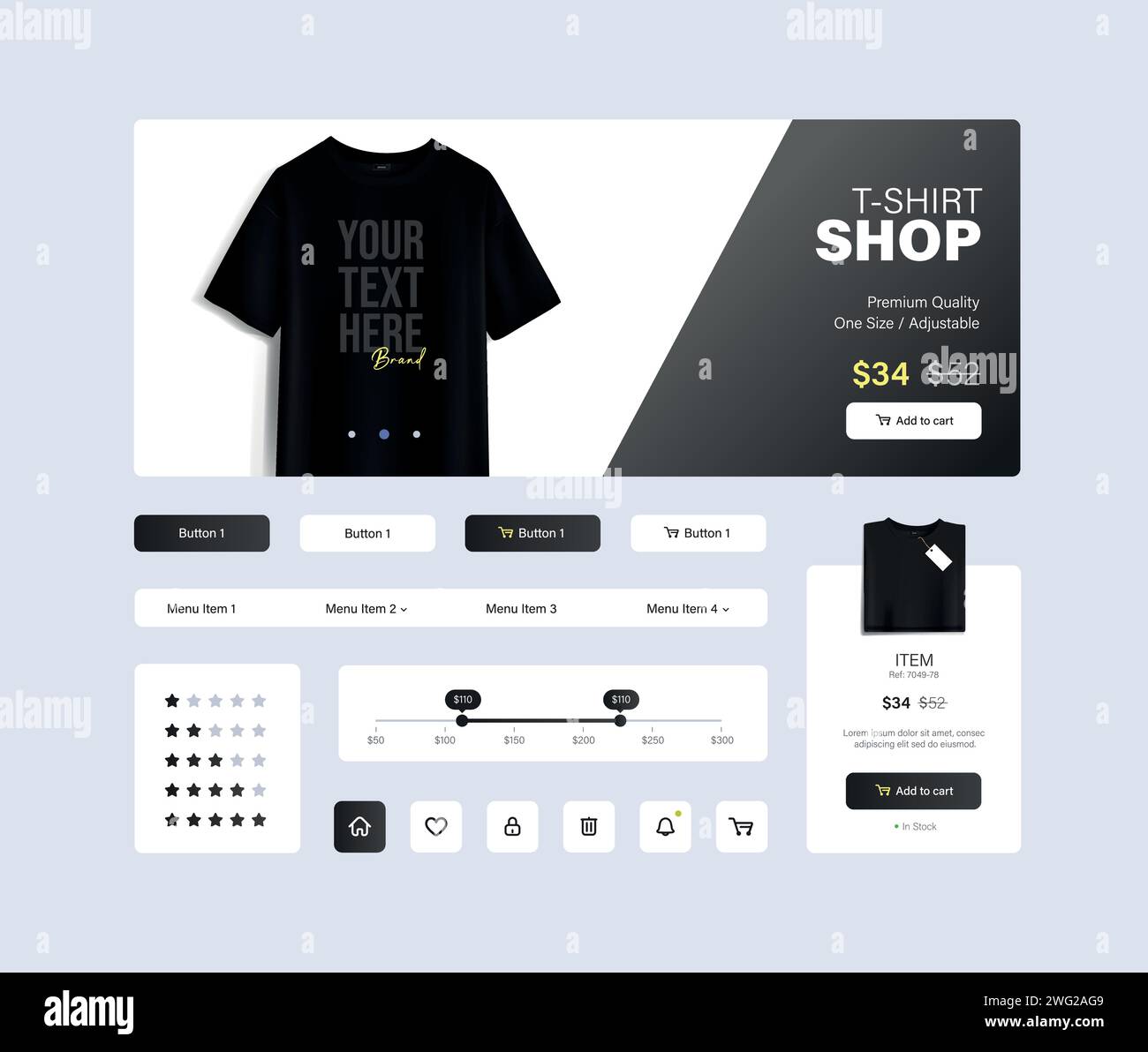 Clothing user interface, experience. Aesthetic shopping app UI design ...