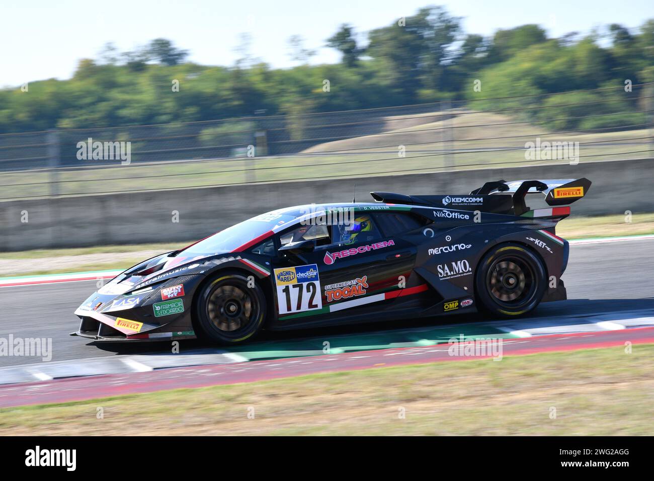 Scarperia, 29 September 2023: Lamborghini Huracan of team Lamborghini ...