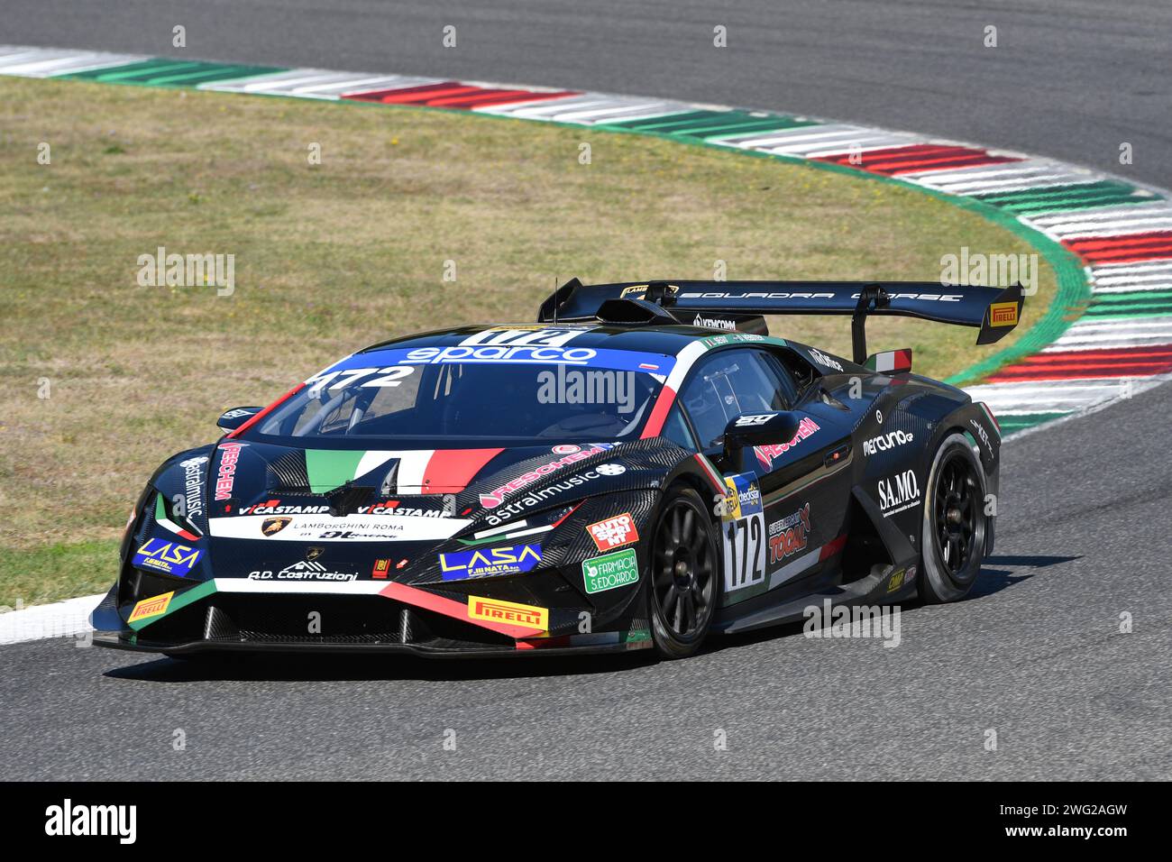 Scarperia, 29 September 2023: Lamborghini Huracan of team Lamborghini ...
