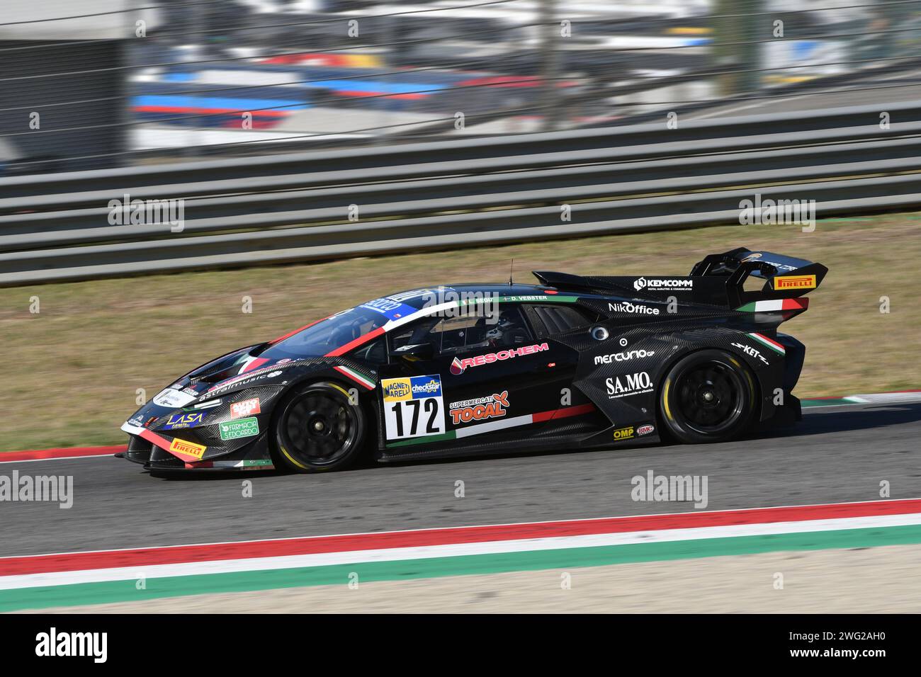 Scarperia, 29 September 2023: Lamborghini Huracan of team Lamborghini ...