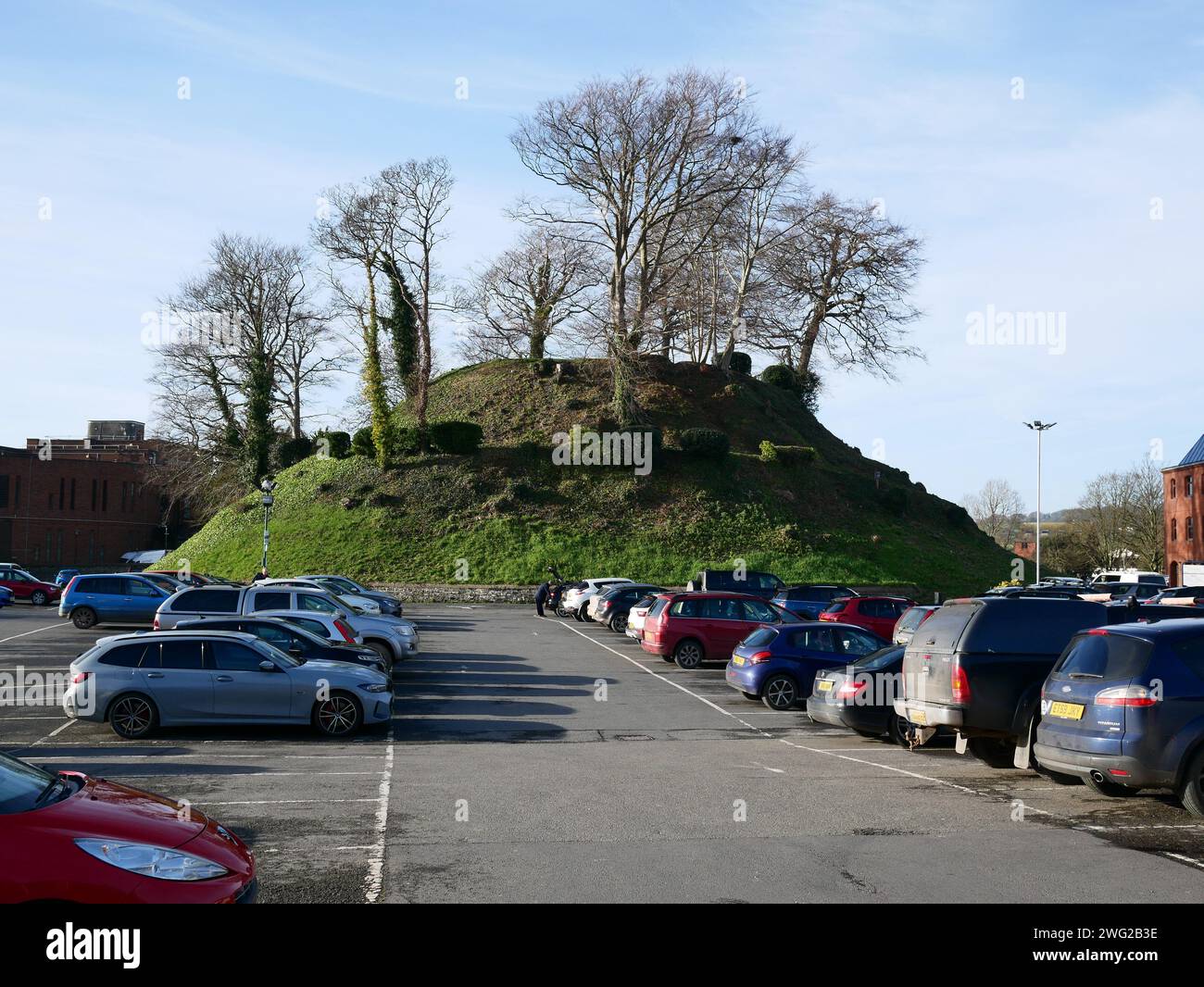 Barnstaple castle mound hi-res stock photography and images - Alamy