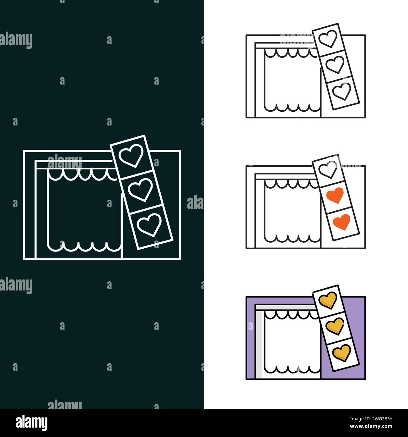 "Photo Booth Vector Illustration Icon Design Stock Vector Image & Art ...