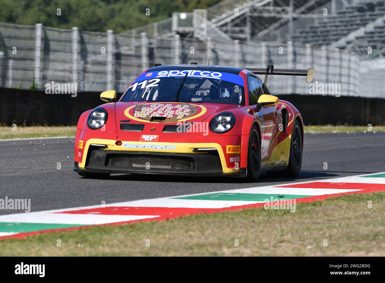 Scarperia, 29 September 2023: Porsche 992 of team Ombra Racing drive by ...