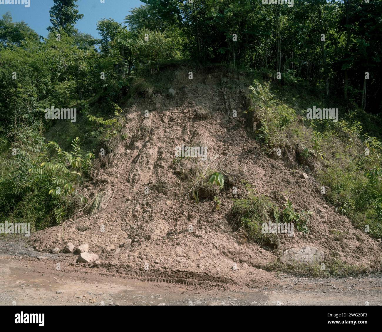 Monsoon landslide hi-res stock photography and images - Alamy