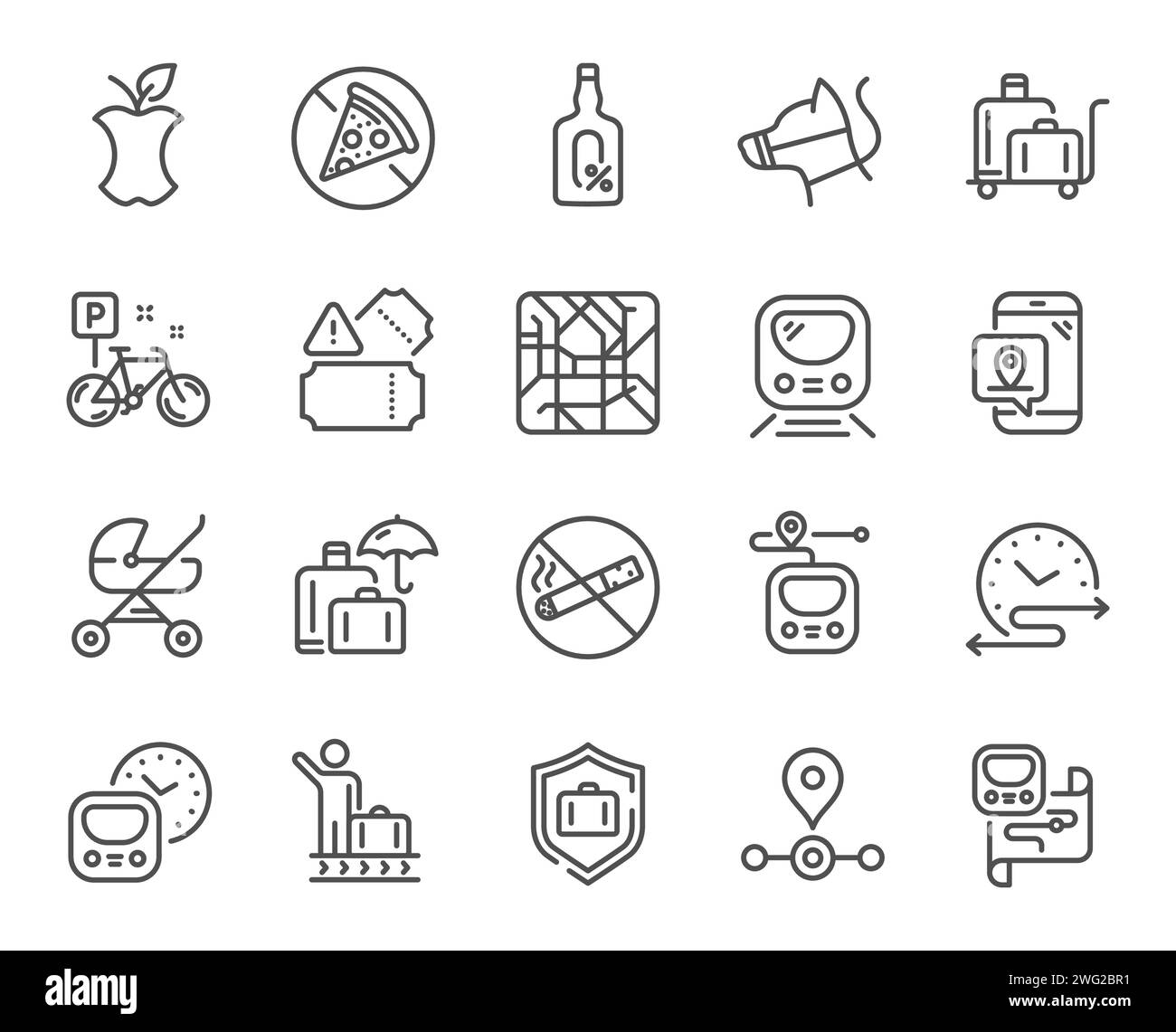Underground metro line icons. Subway map, Station location and Behavior ...