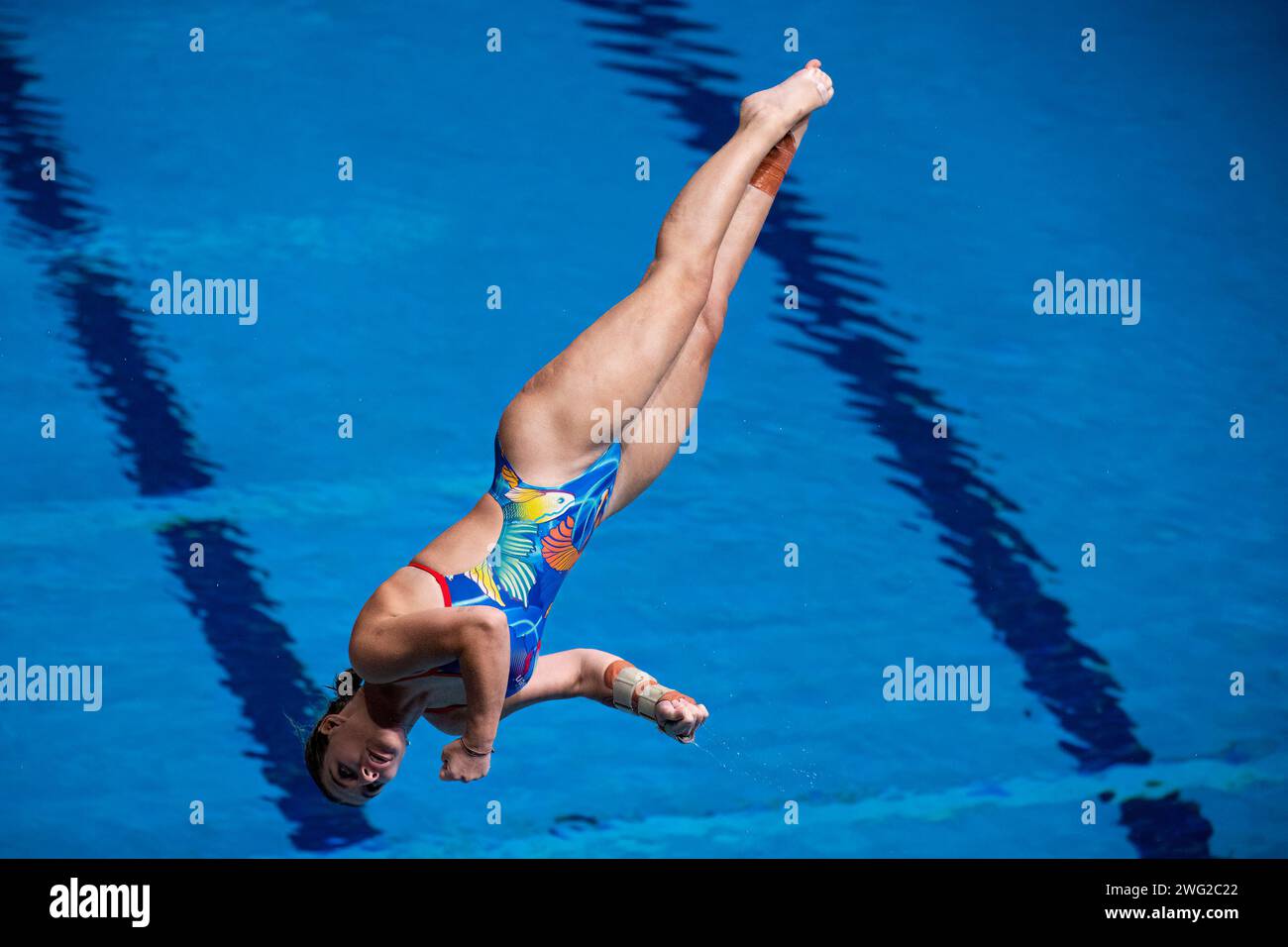 Doha, Qatar. 02nd Feb, 2024. Elena Bertocchi of Italy competes in the ...