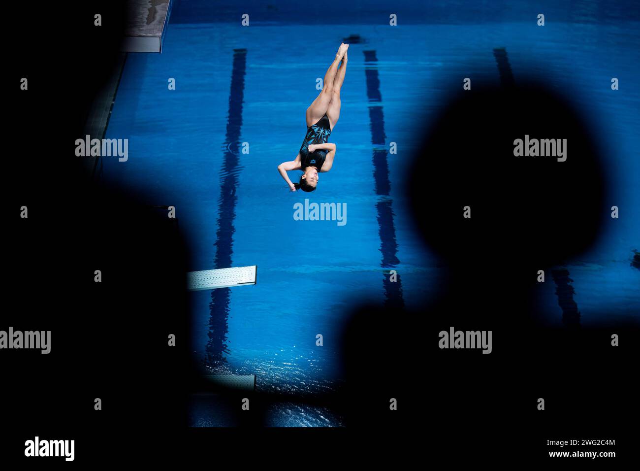 Doha, Qatar. 02nd Feb, 2024. Ker Ying Ong of Malaysia competes in the ...