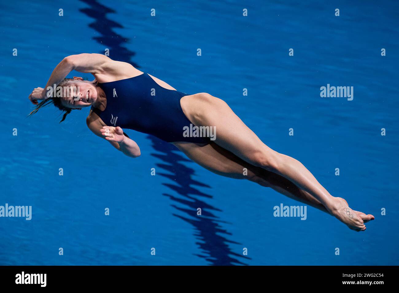 Doha, Qatar. 02nd Feb, 2024. Grace Reid of Great Britain competes in ...
