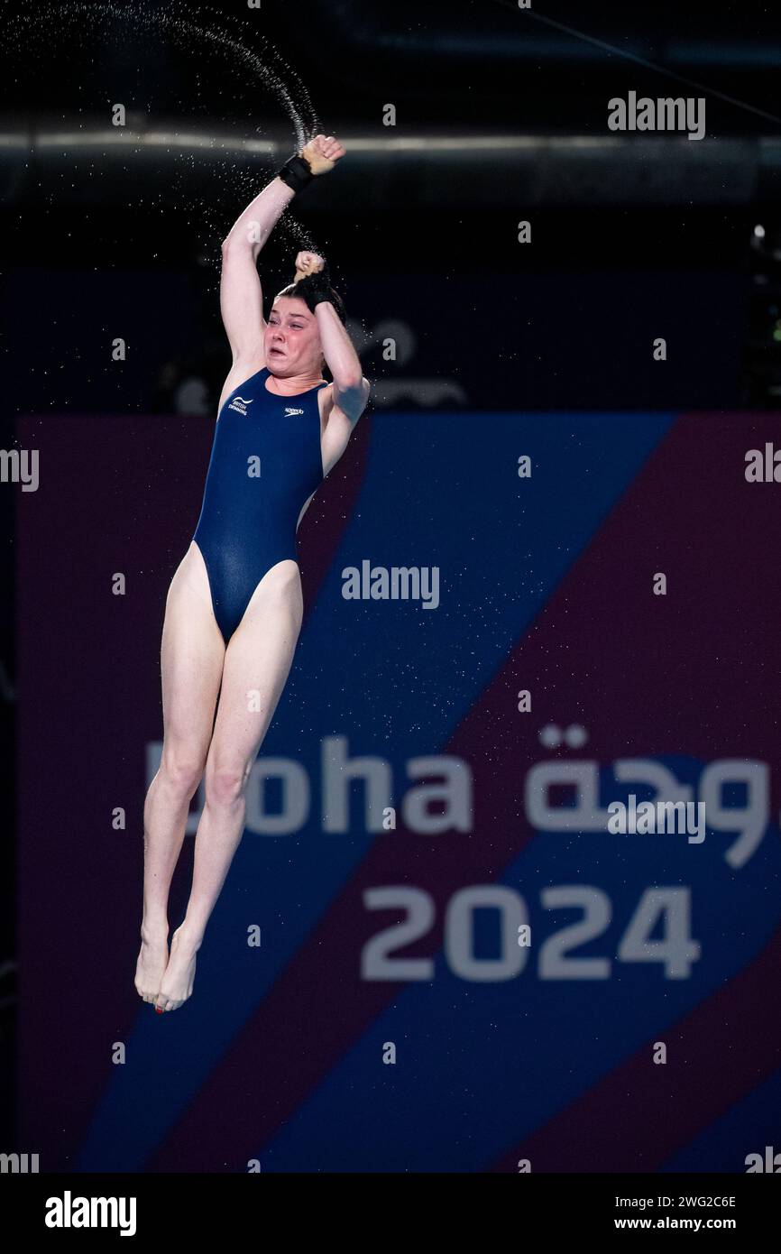 Doha, Qatar. 02nd Feb, 2024. Andrea Spendolini Sirieix of Great Britain ...