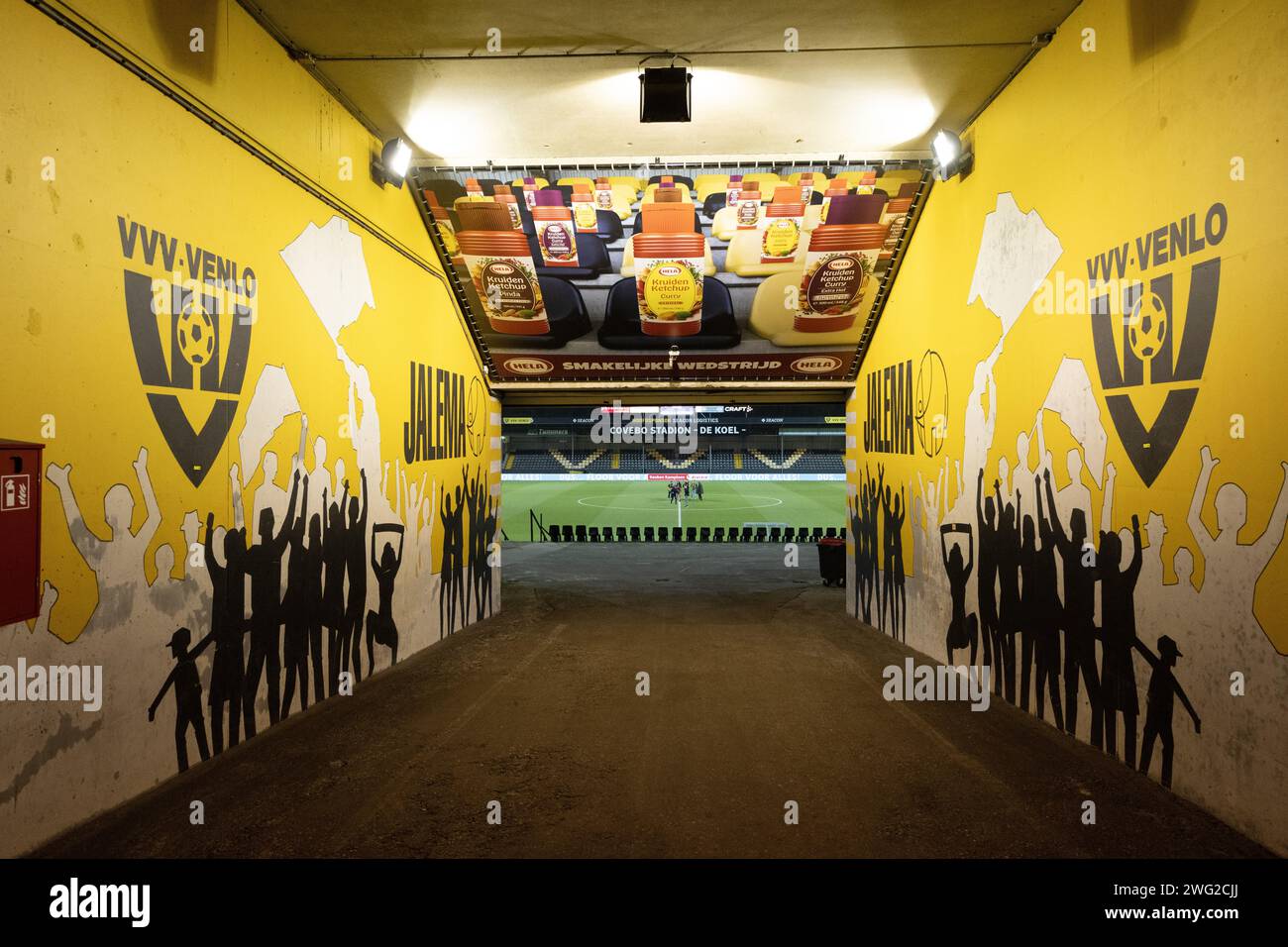 Venlo, Netherlands. 02nd Feb, 2024. VENLO, 2-2-2024, De Koel Stadium ...