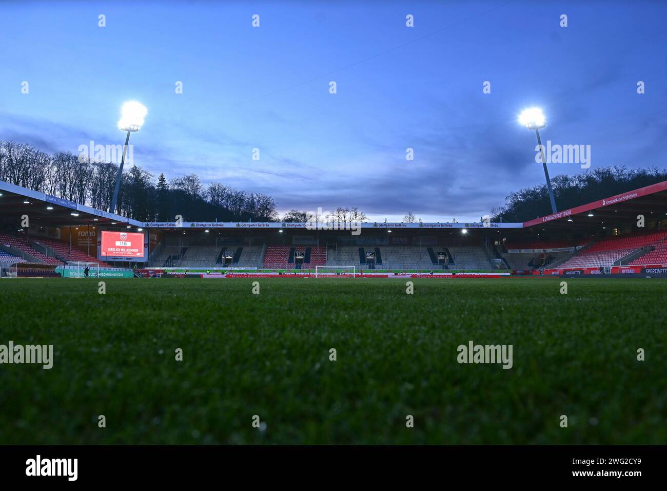 02.02.2024, Fussball, Bundesliga, 20. Spieltag Saison 2023/2024, 1.FC Heidenheim - Borussia ...