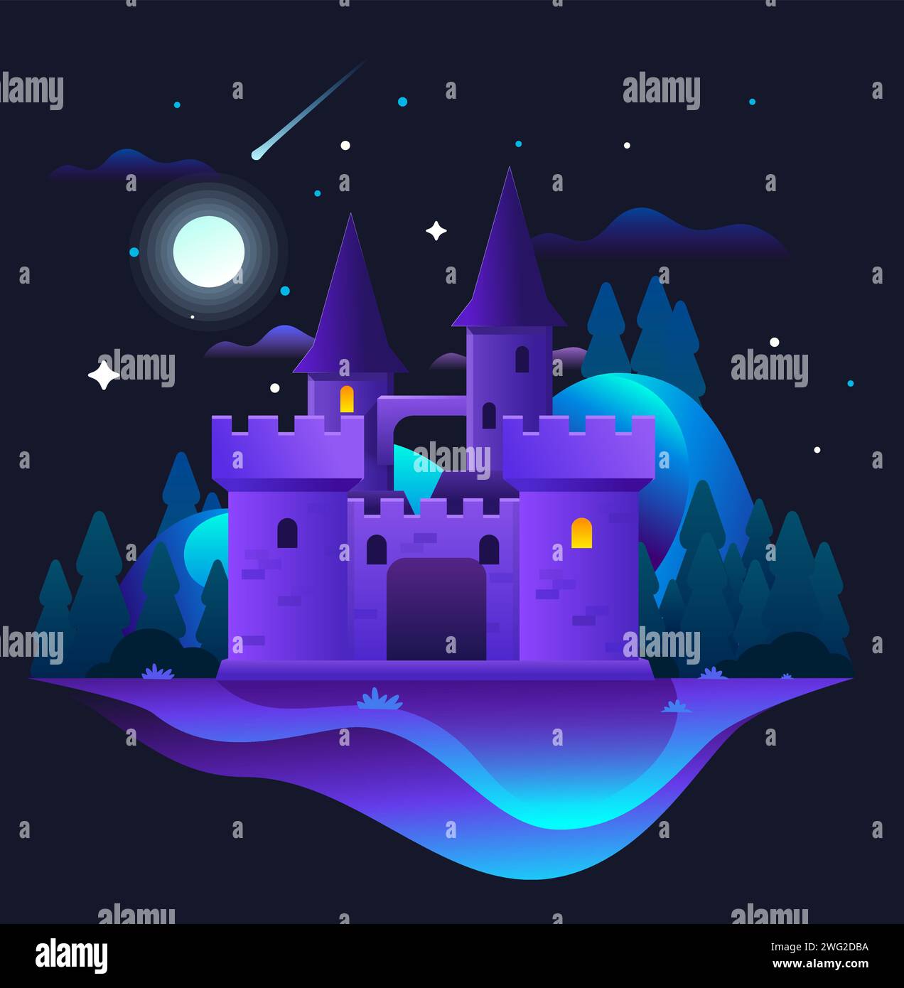 Use home as castle Stock Vector Images - Alamy