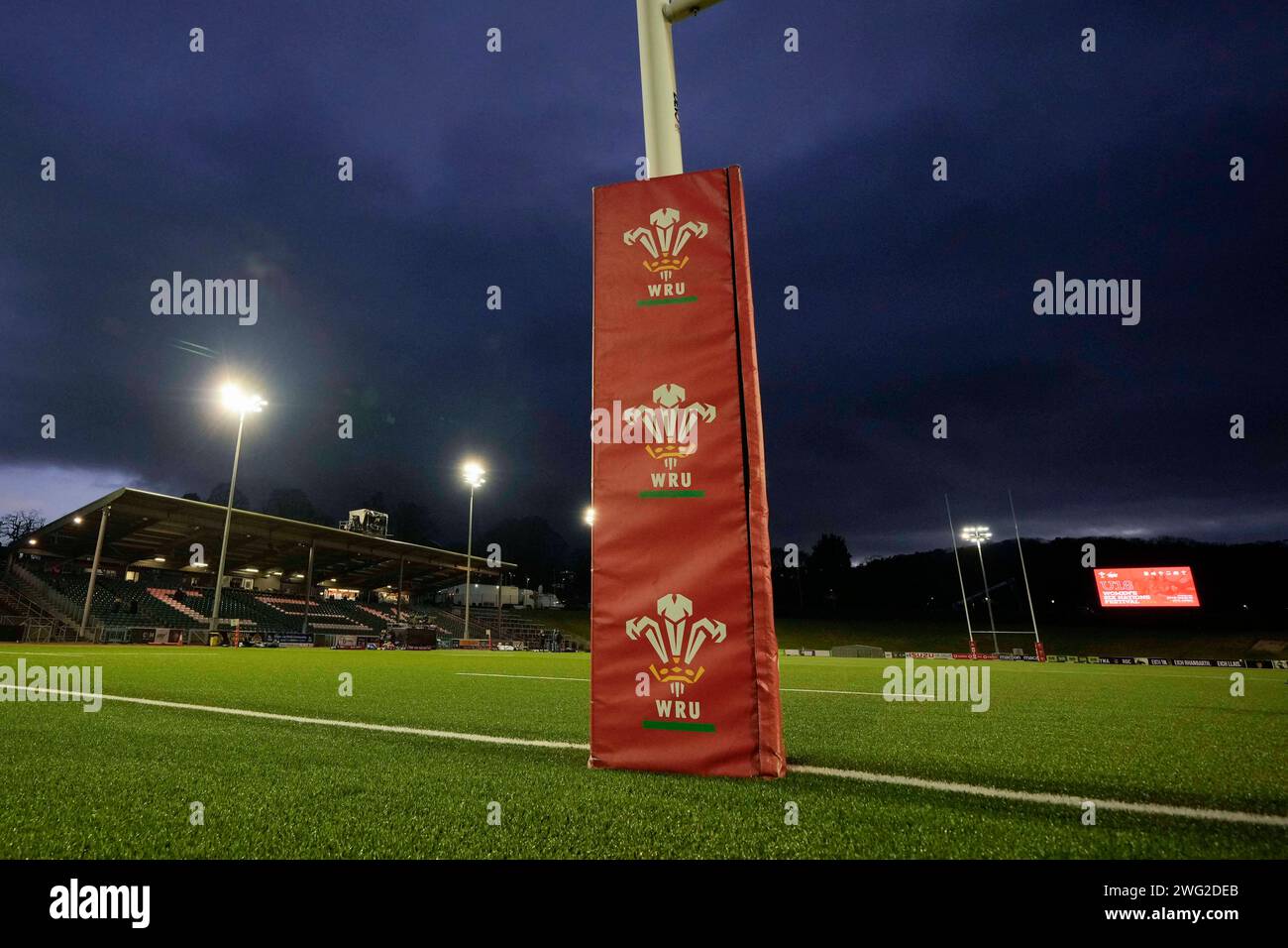 General view of Stadiwm CSM before the 2024 Guinness U20 Six Nations ...
