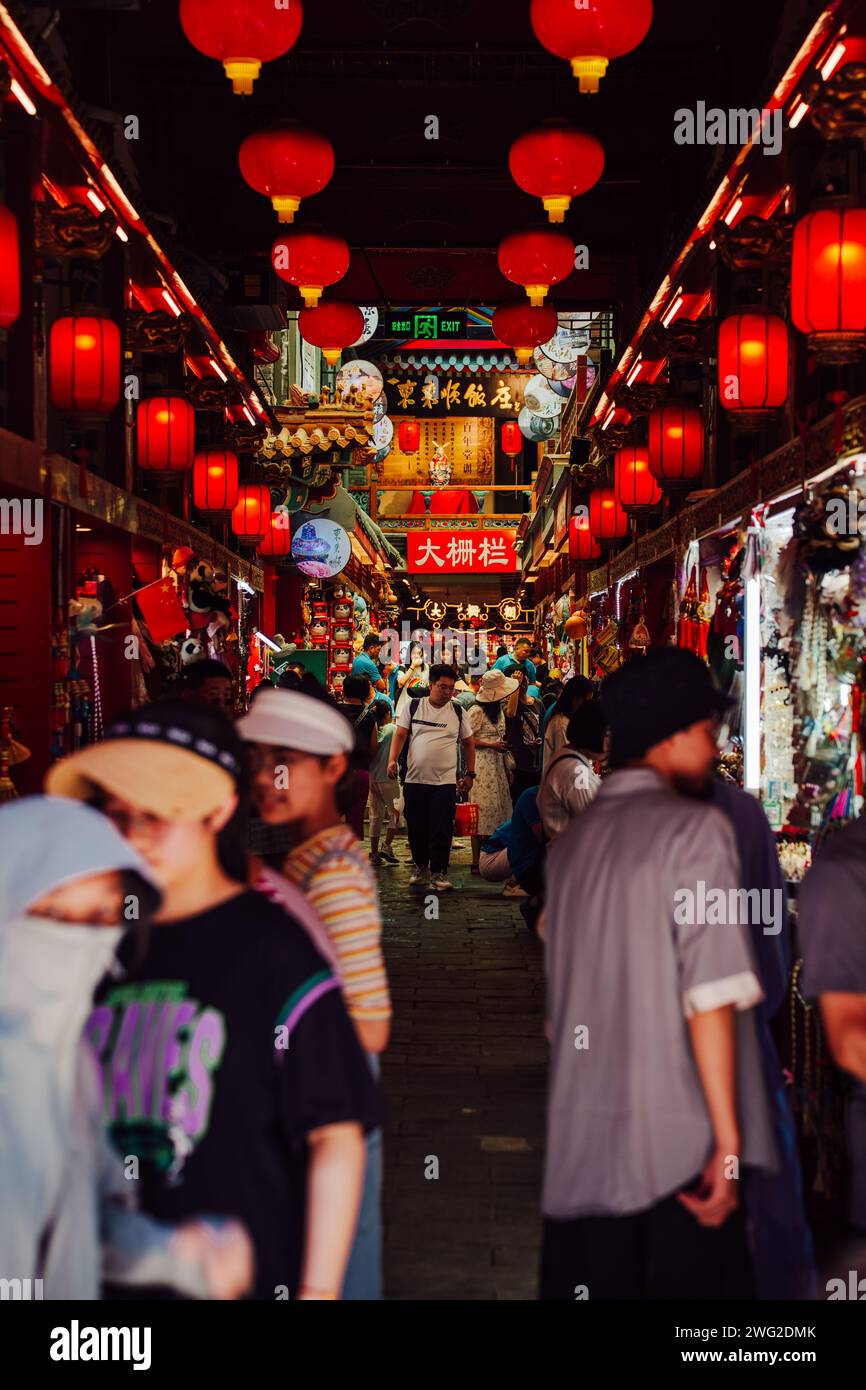 Streets of Peking Stock Photo - Alamy