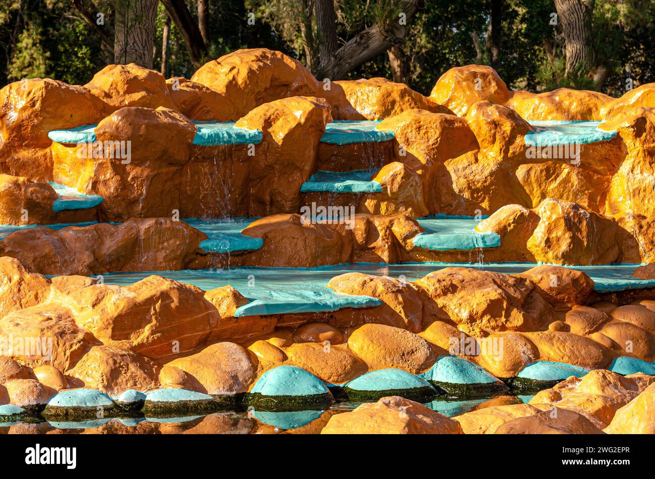 Architecture at Al Areen Wild Park, Bahrain Stock Photo - Alamy