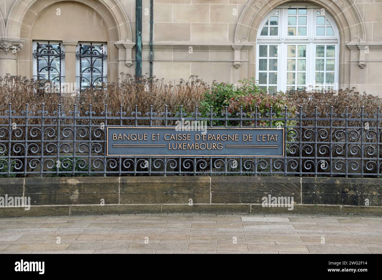 Spuerkeess building at Place de Metz in Luxembourg City Stock Photo - Alamy