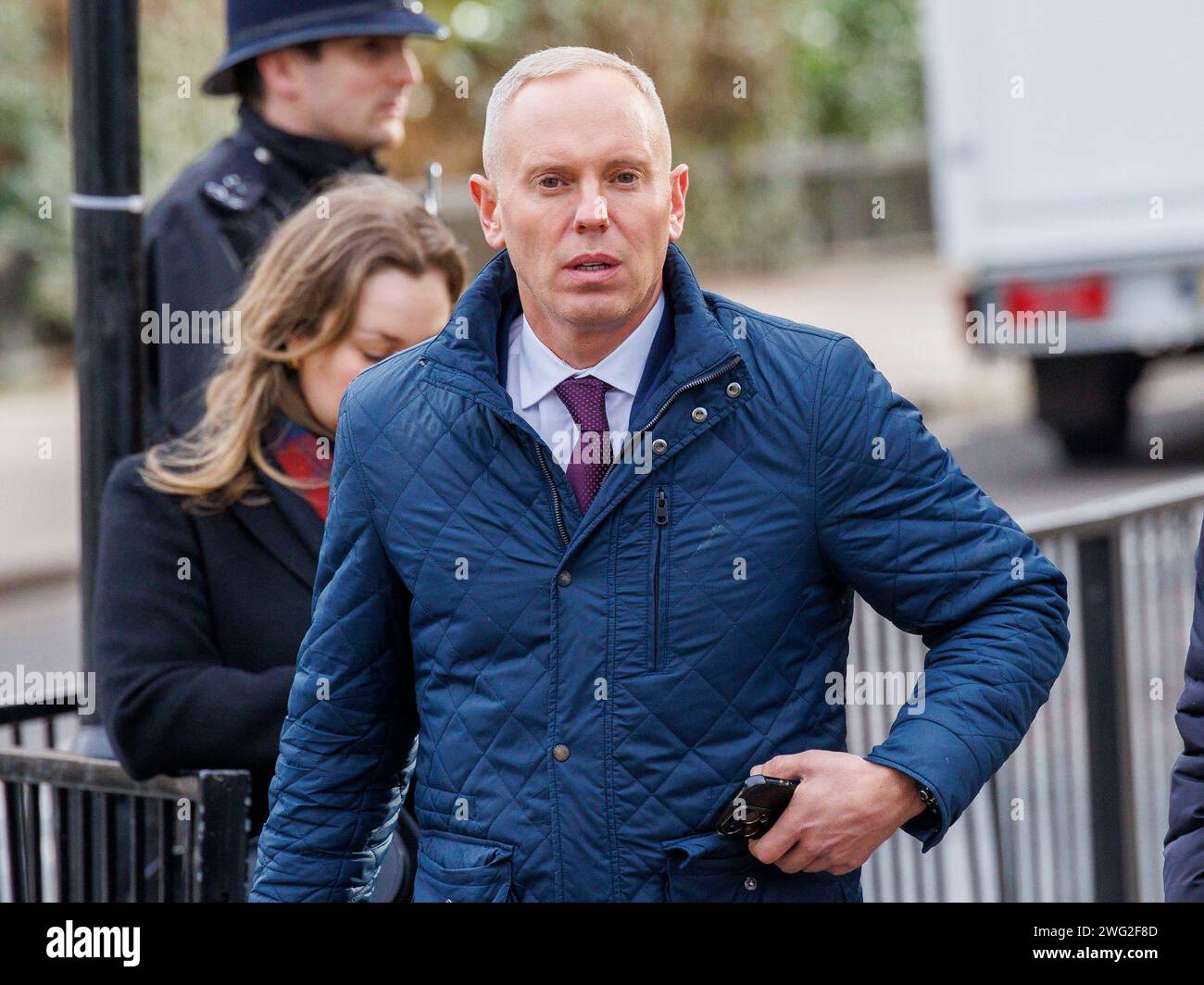 London, UK. 2nd Feb, 2024. Rob Rinder, Barrister and TV personality ...