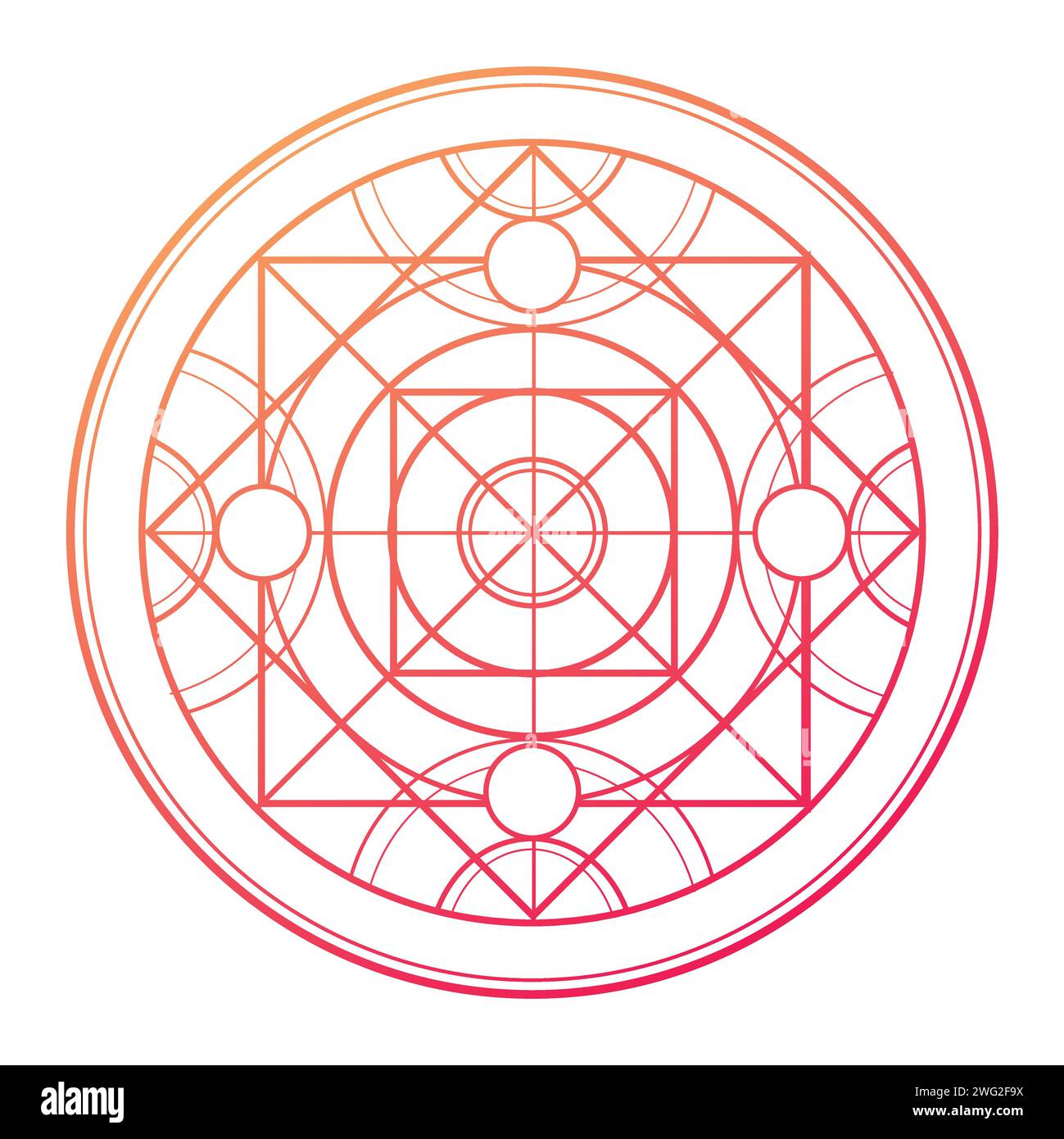 The magic circle symbol hi-res stock photography and images - Alamy