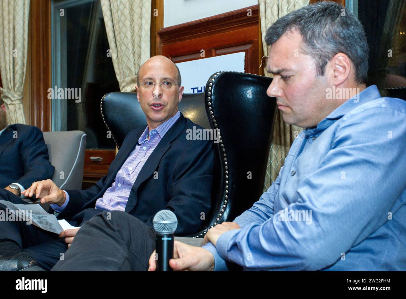 New York, NY, USA. 26 September, 2018. Elisha Wiesel, Peter Beinart at ...