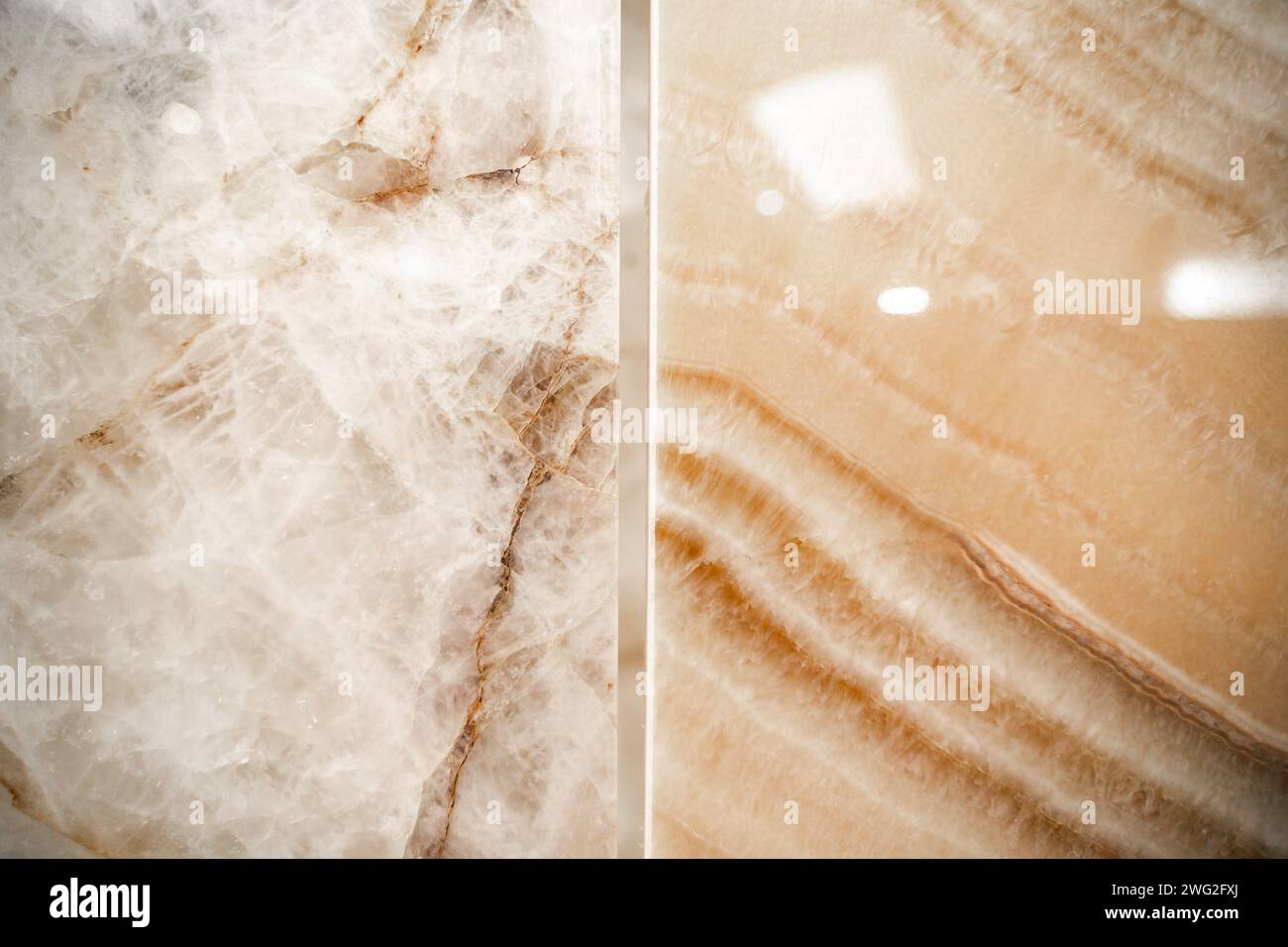 Collection of Different Types of Marble Natural Stone Textures and ...