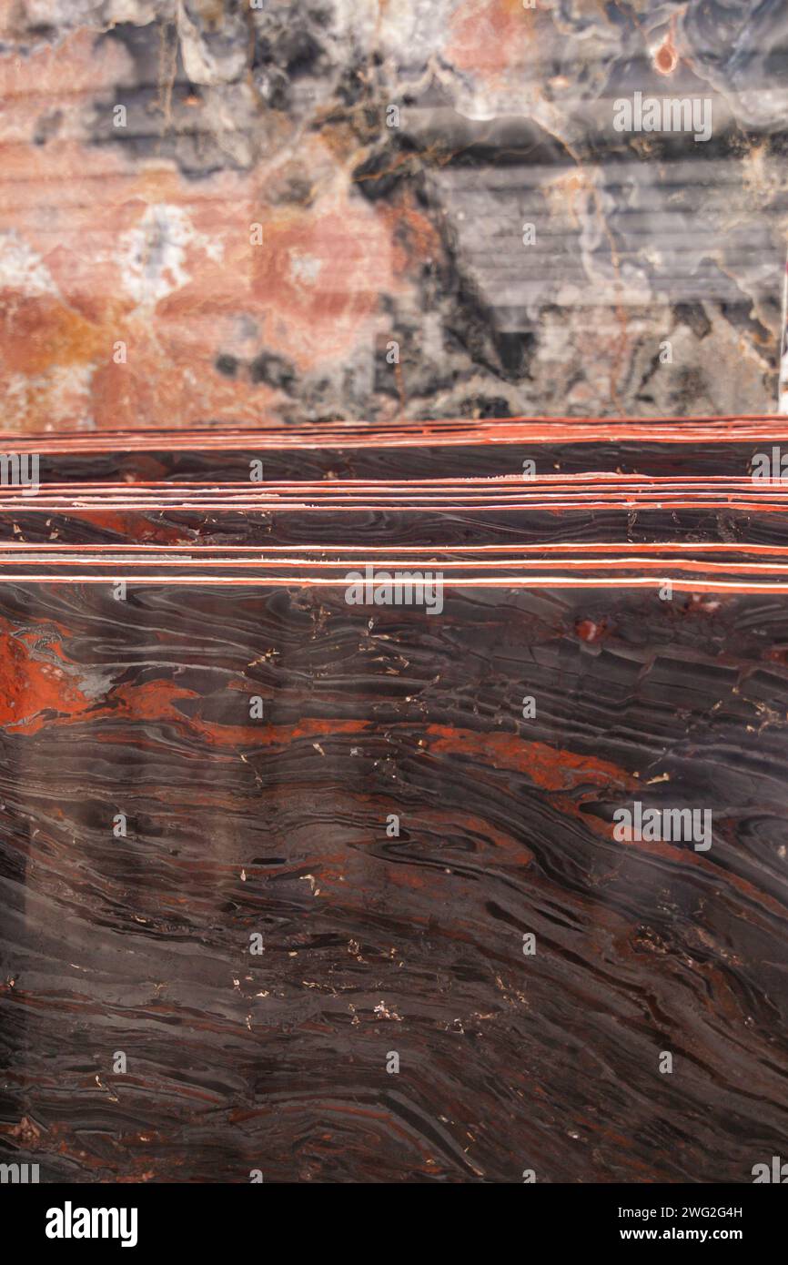 Collection of Different Types of Marble Natural Stone Textures and ...