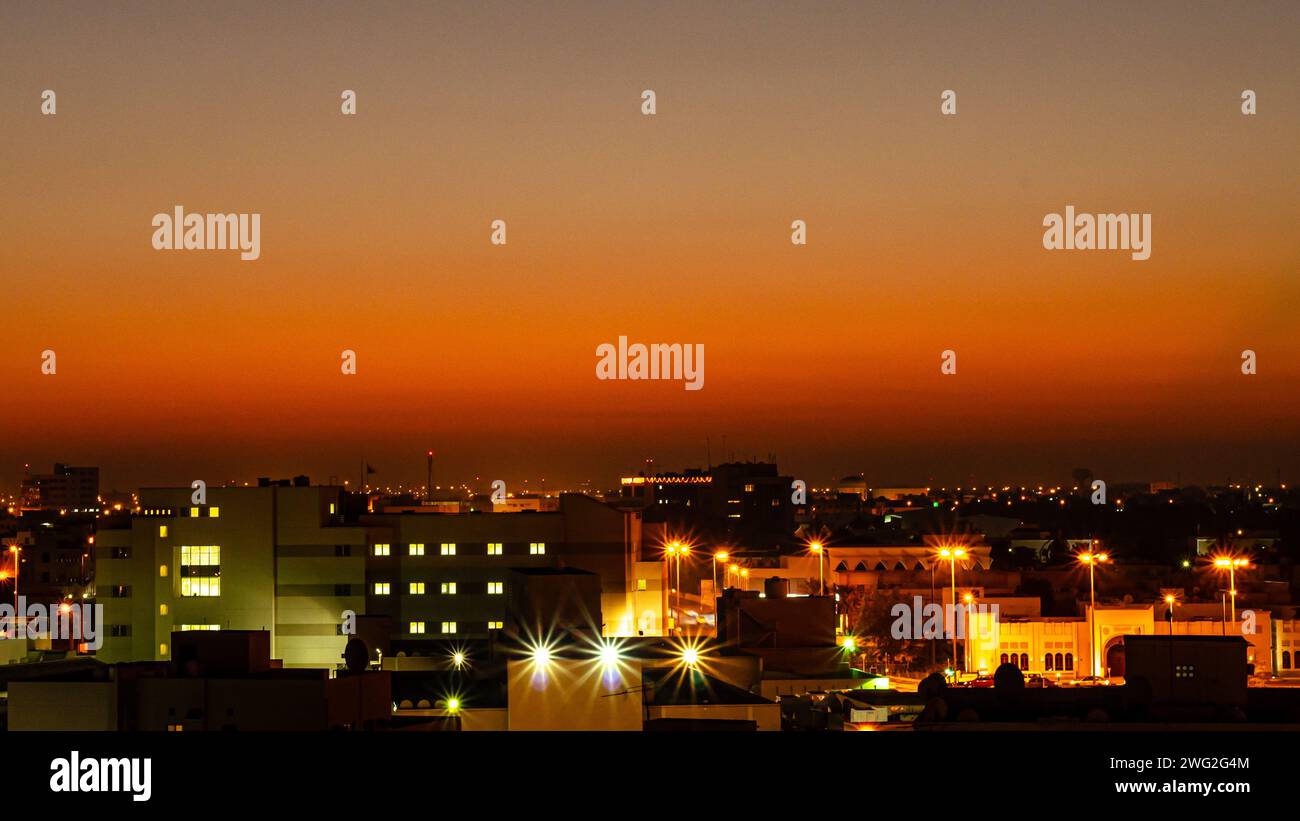 Bahrain street view city capital hi-res stock photography and images ...