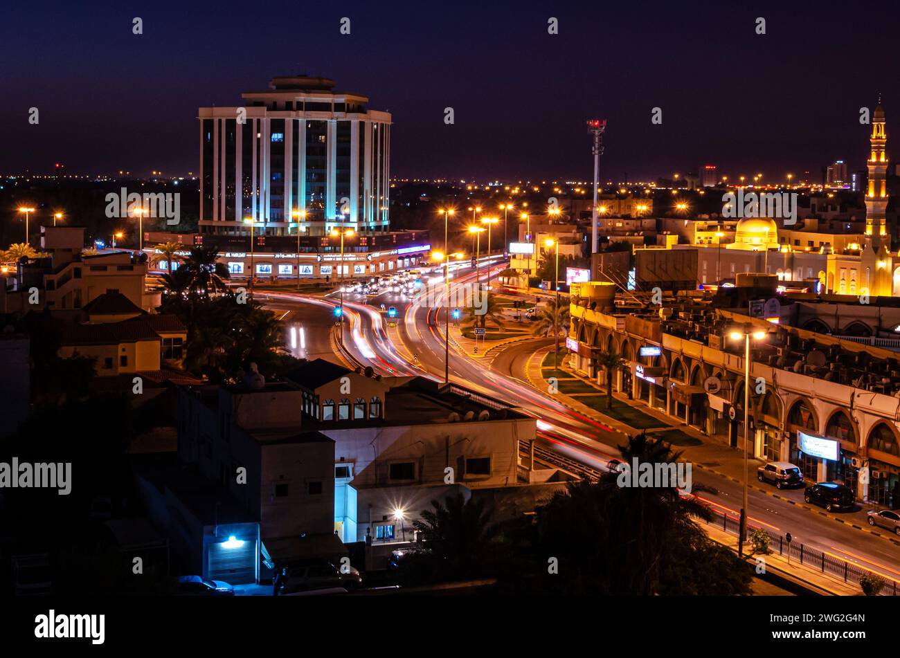 Bahrain street view city capital hi-res stock photography and images ...