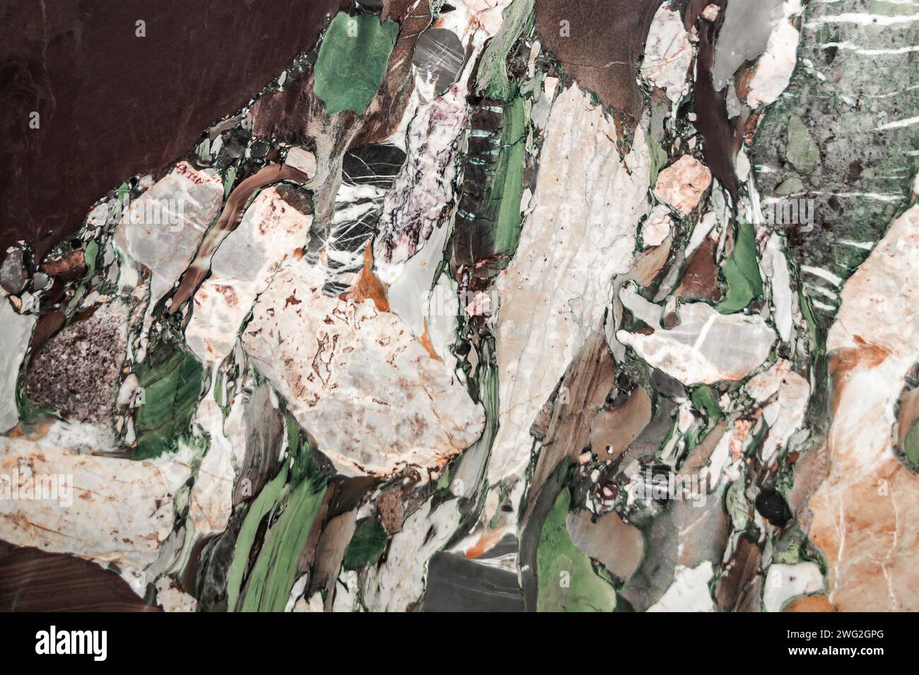 Collection of Different Types of Marble Natural Stone Textures and ...