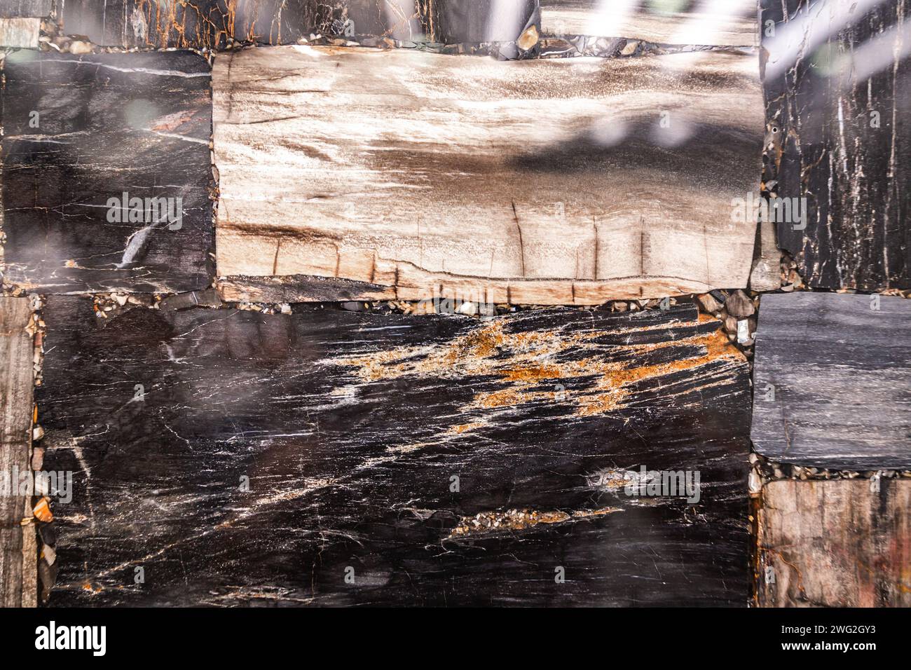 Collection of Different Types of Marble Natural Stone Textures and ...