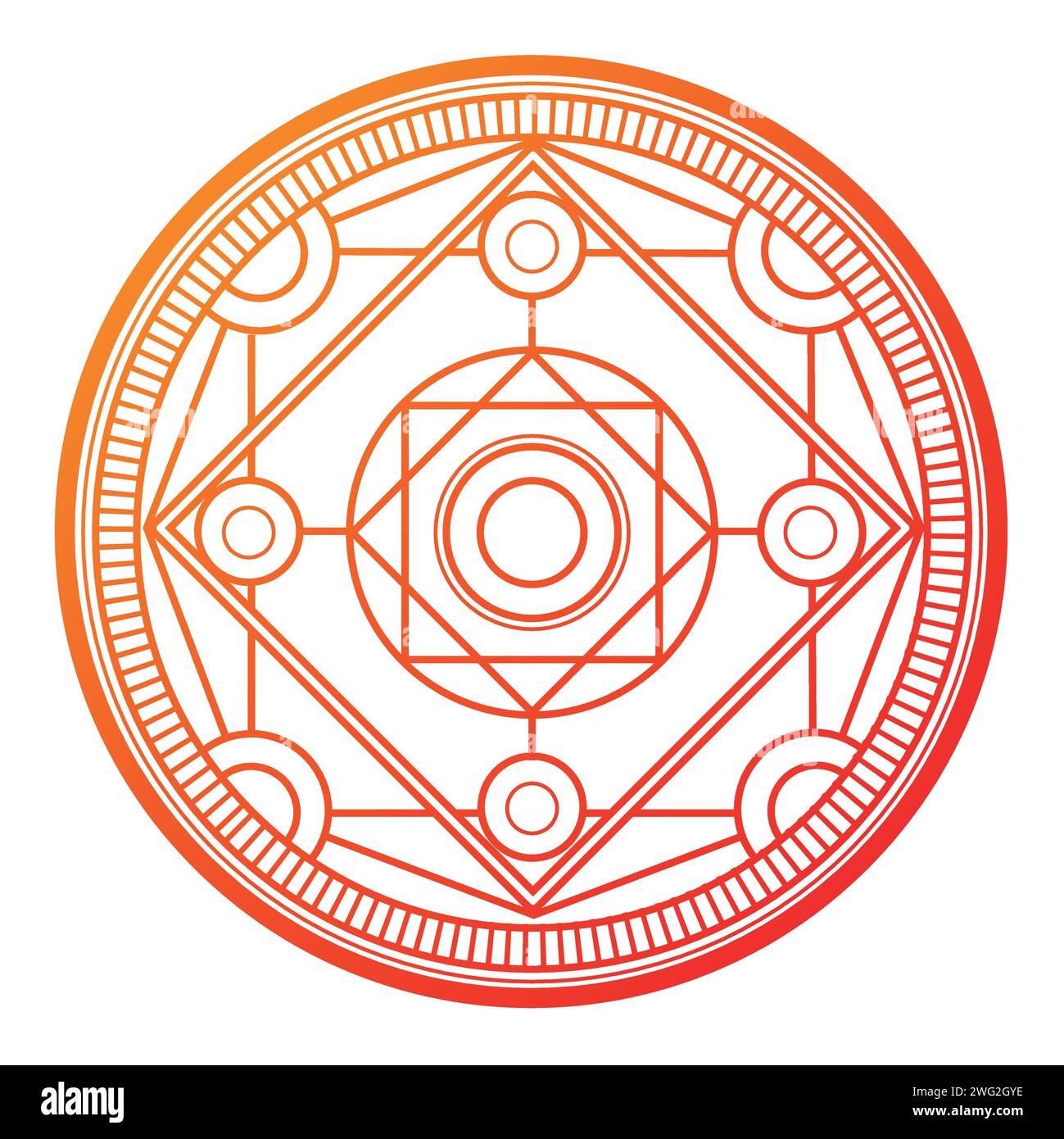 Sacred geometry pattern Cut Out Stock Images & Pictures - Alamy