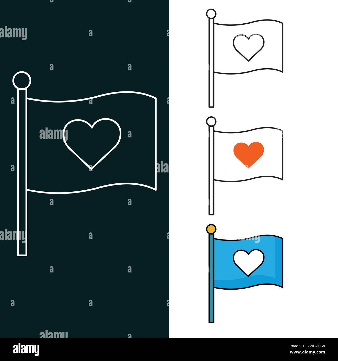 Designs of flags Stock Vector Images - Alamy