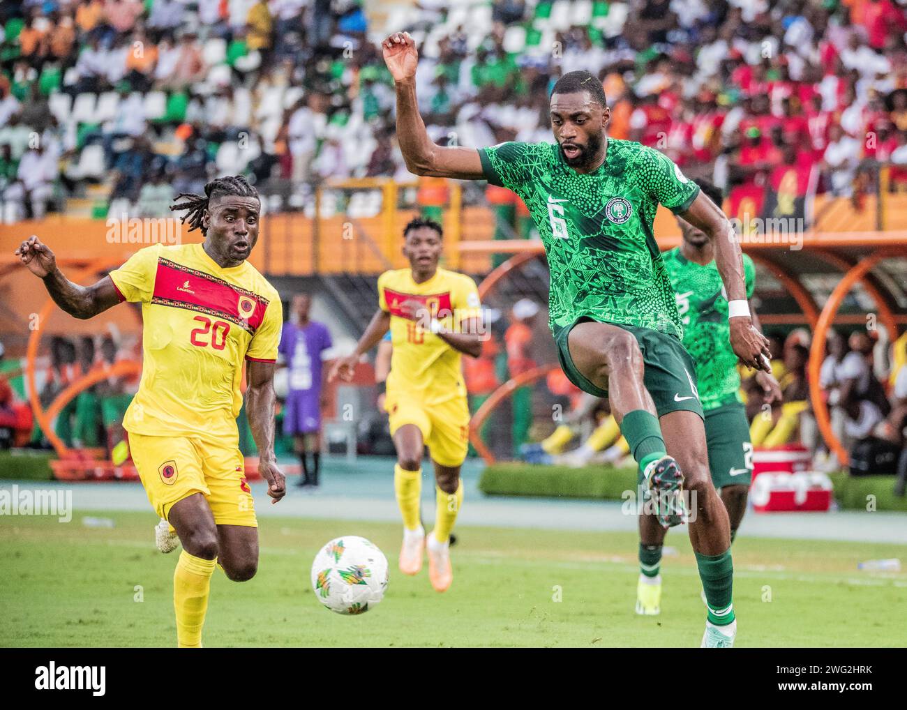 NIGERIA VS ANGOLA, FOOTBALL, AFRICAN CUP OF NATIONS, KNOCKOUT STAGE ...