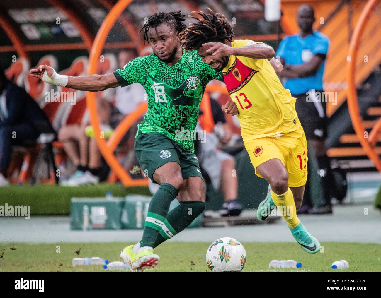 NIGERIA VS ANGOLA, FOOTBALL, AFRICAN CUP OF NATIONS, KNOCKOUT STAGE ...