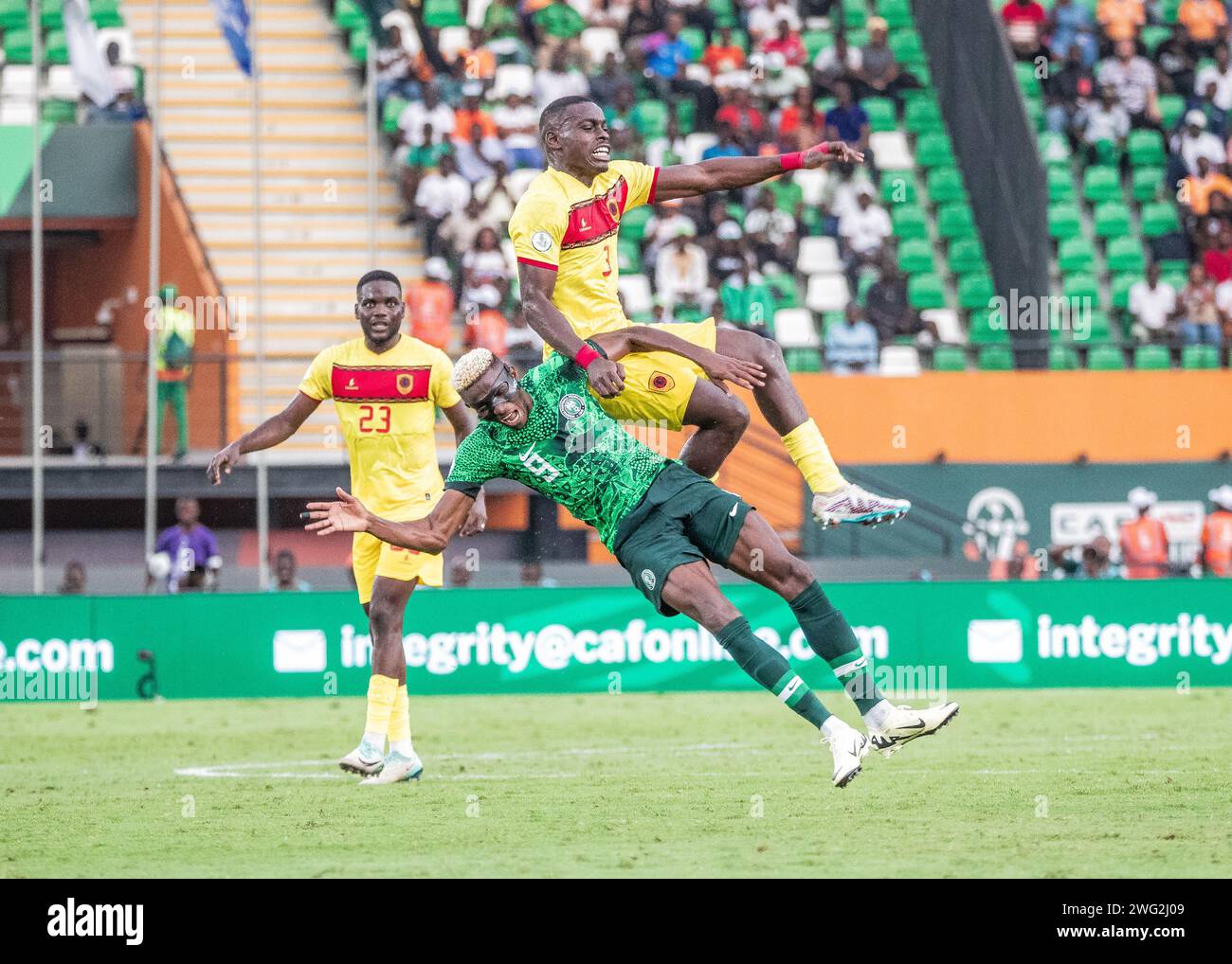 NIGERIA VS ANGOLA, FOOTBALL, AFRICAN CUP OF NATIONS, KNOCKOUT STAGE ...