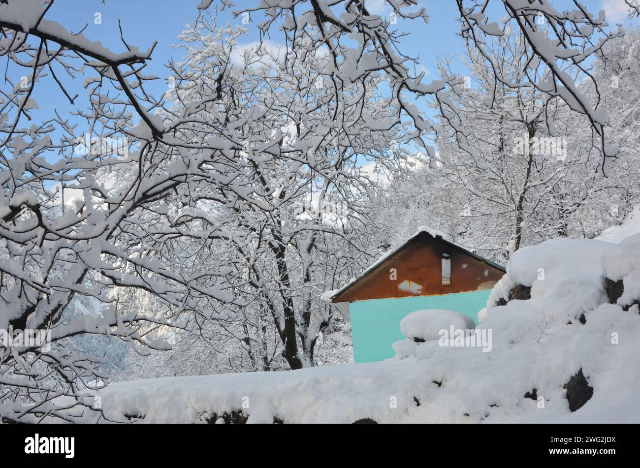 Winter season of valley kaghan hi-res stock photography and images - Alamy