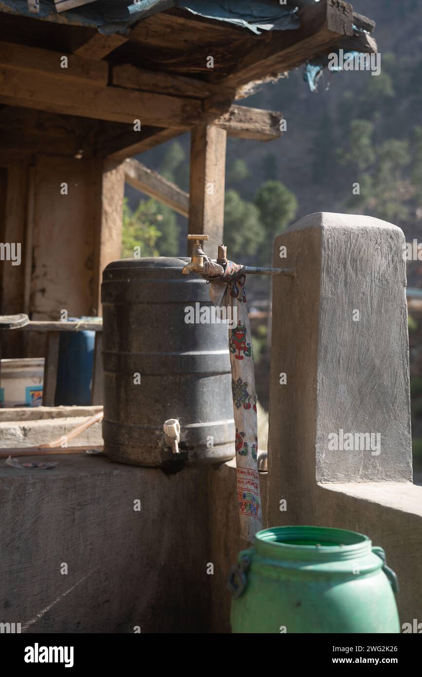 Nepal water supply hi-res stock photography and images - Alamy