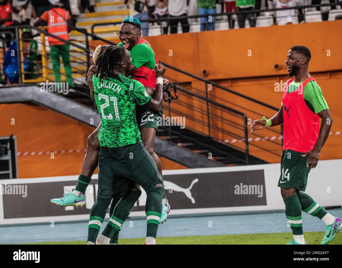 NIGERIA VS ANGOLA, FOOTBALL, AFRICAN CUP OF NATIONS, KNOCKOUT STAGE ...