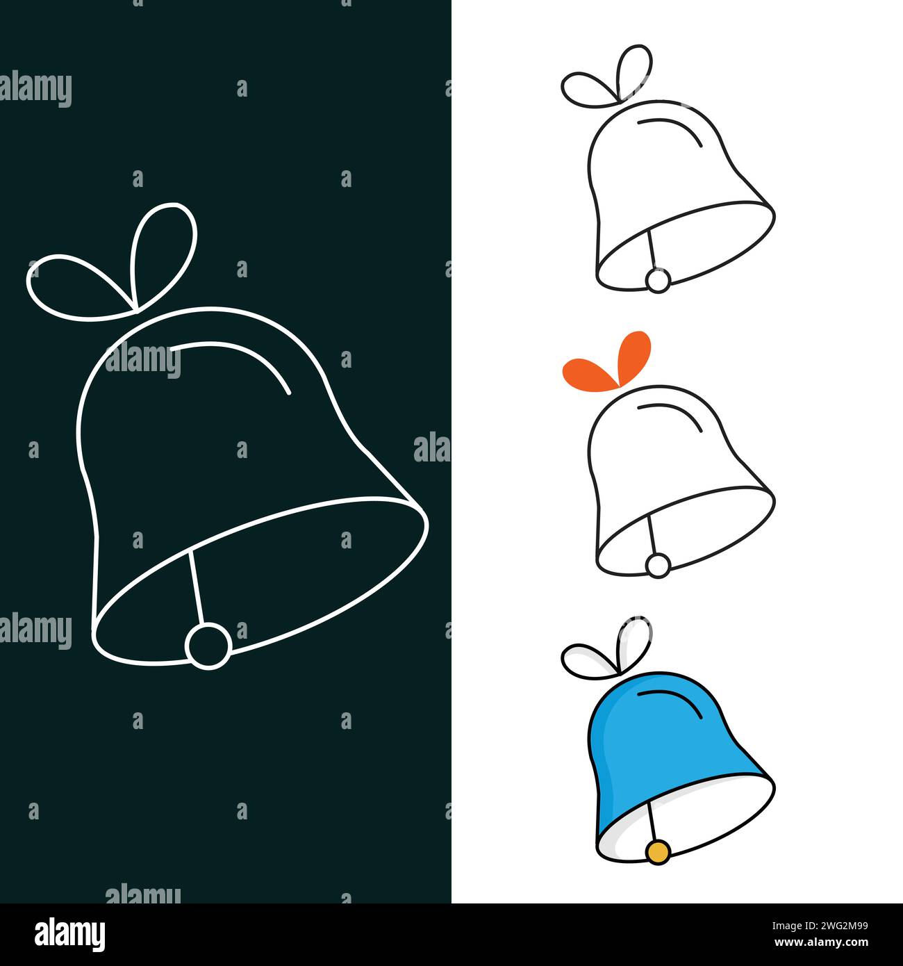 "Bell Vector Illustration Icon Design Stock Vector Image & Art - Alamy