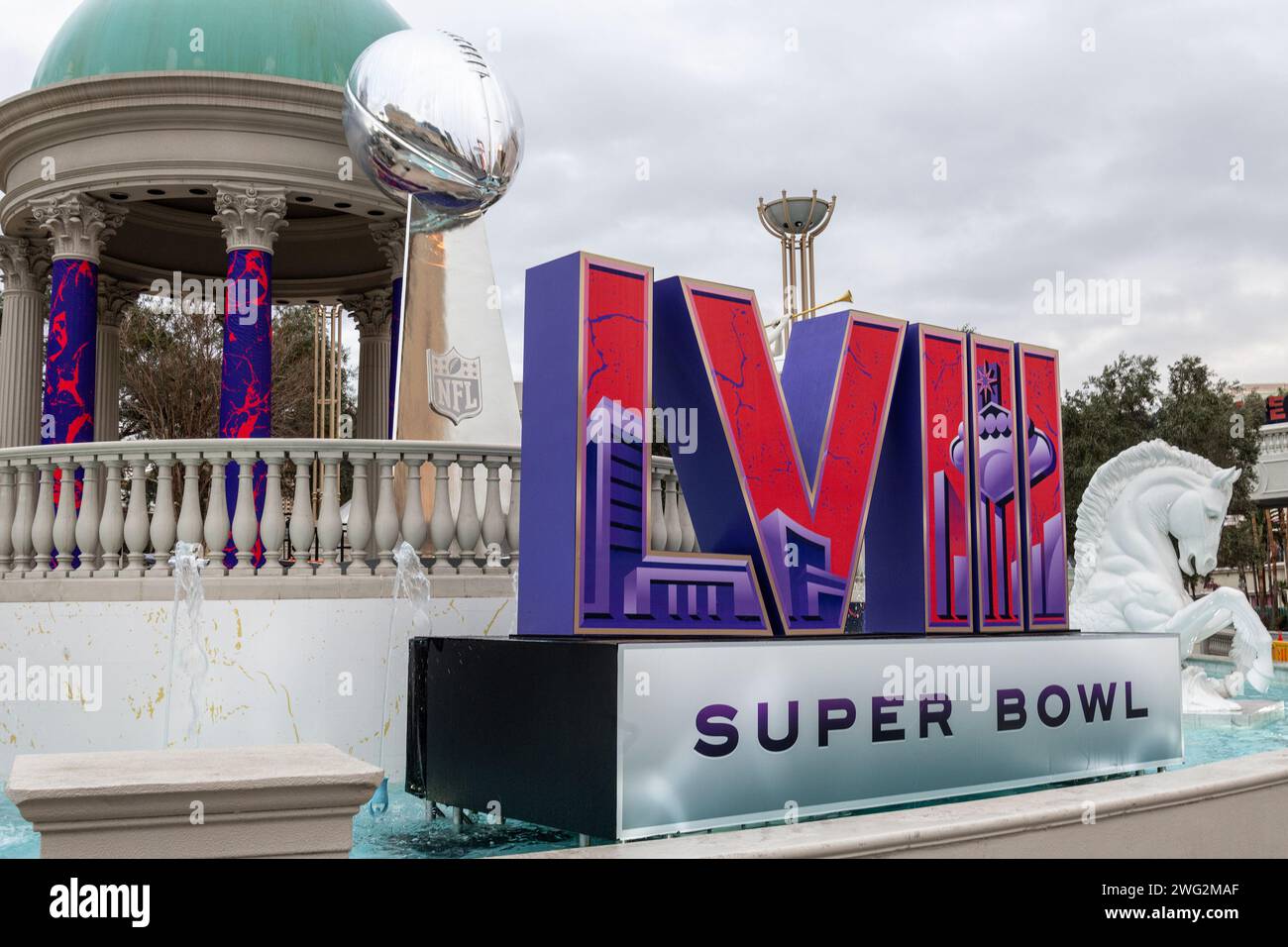 LAS VEGAS, NV FEBRUARY 2: Views of Las Vegas, Nevada ahead of Super ...