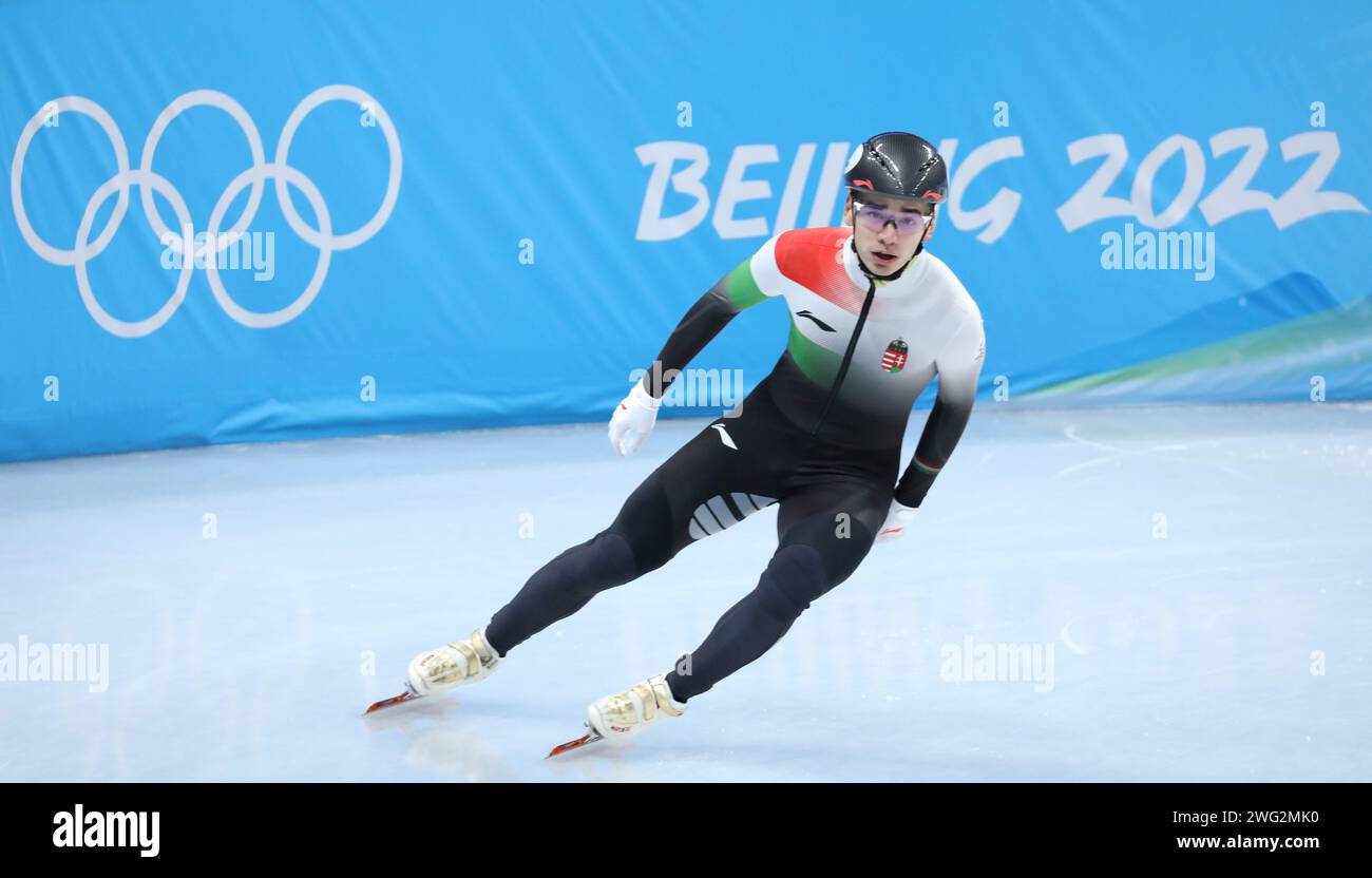FEB 5, 2022 - Beijing, China: Sandor Shaolin LIU #2 of Team Hungary ...