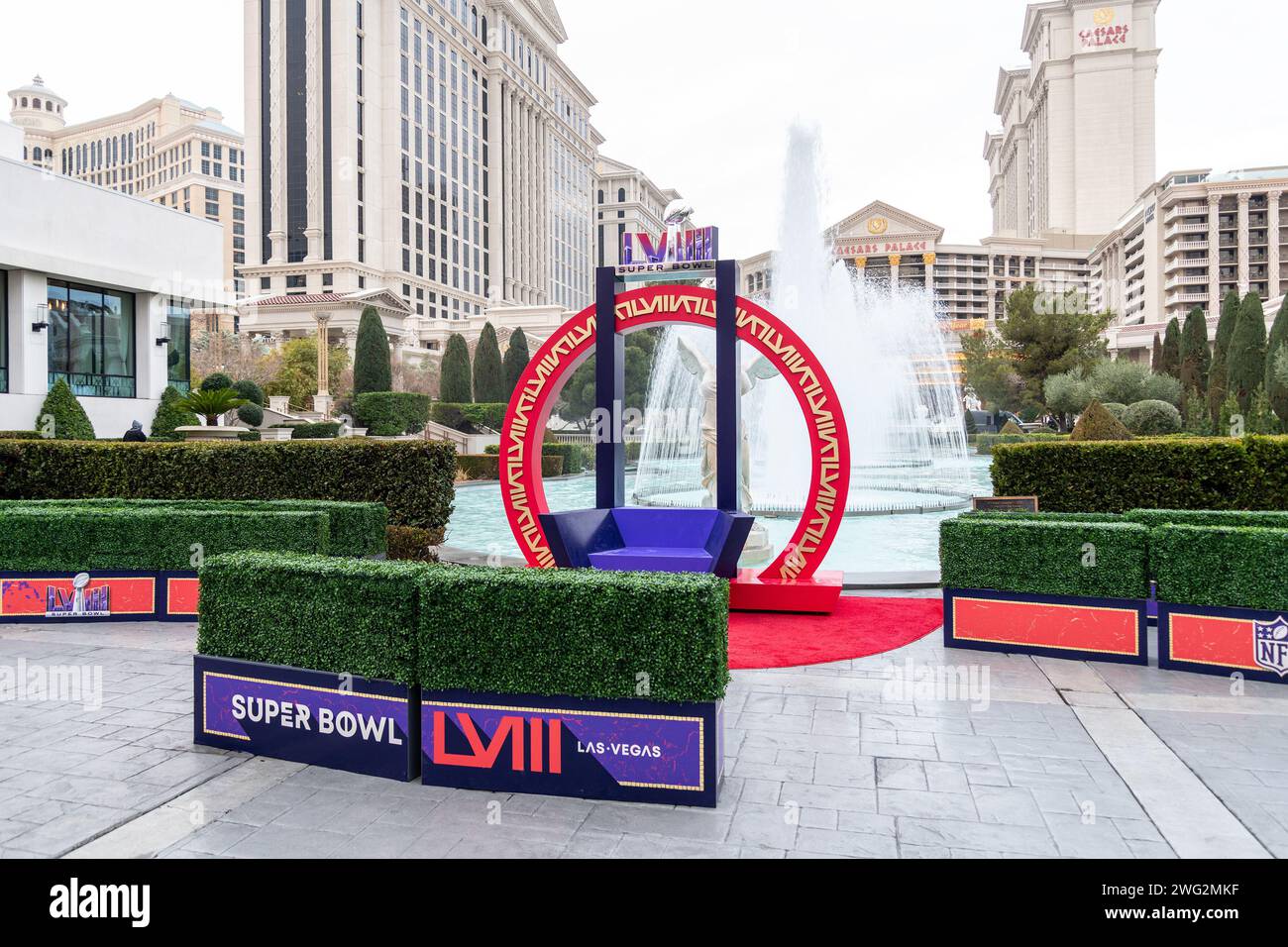 LAS VEGAS, NV FEBRUARY 2: Views of Las Vegas, Nevada ahead of Super ...