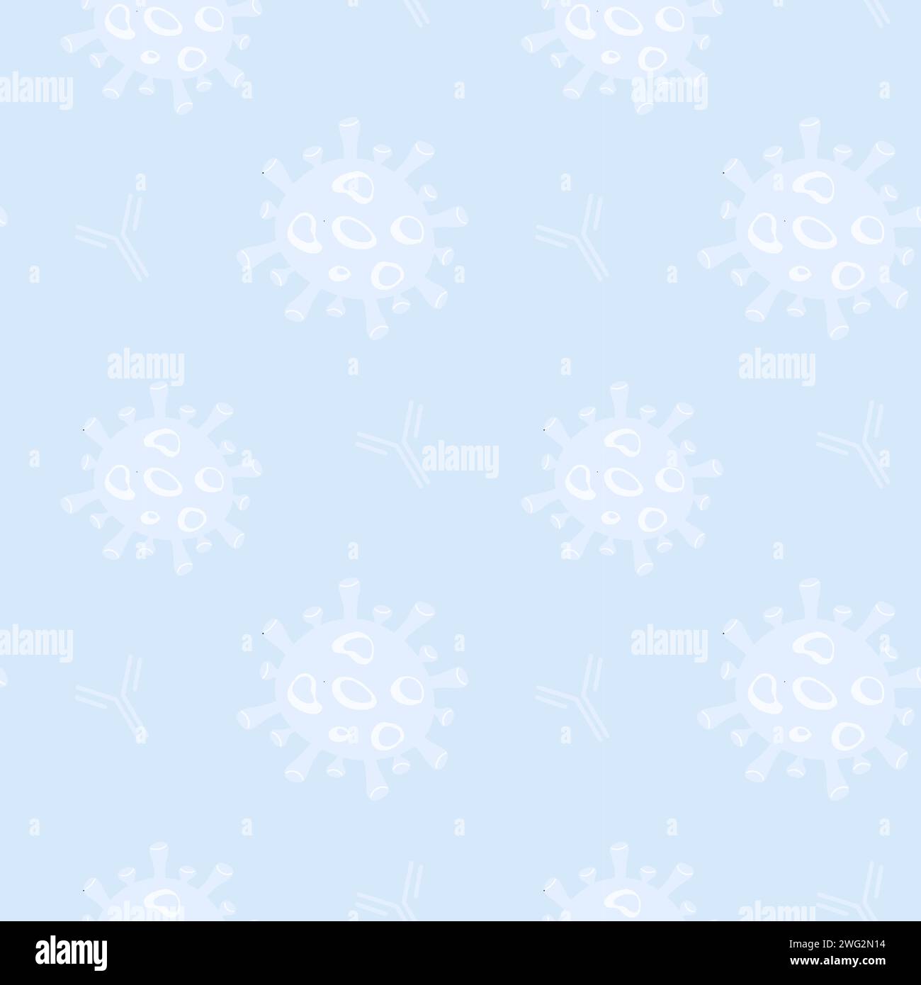 Seamless pattern with Covid Antibodies Test sign. Medical symbol of ...