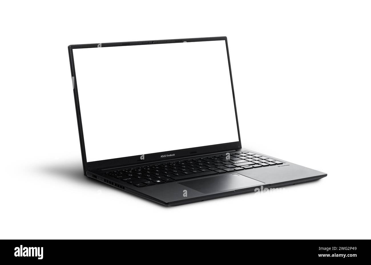 CHISINAU, MOLDOVA - February 2, 2024: Asus laptop design template ...