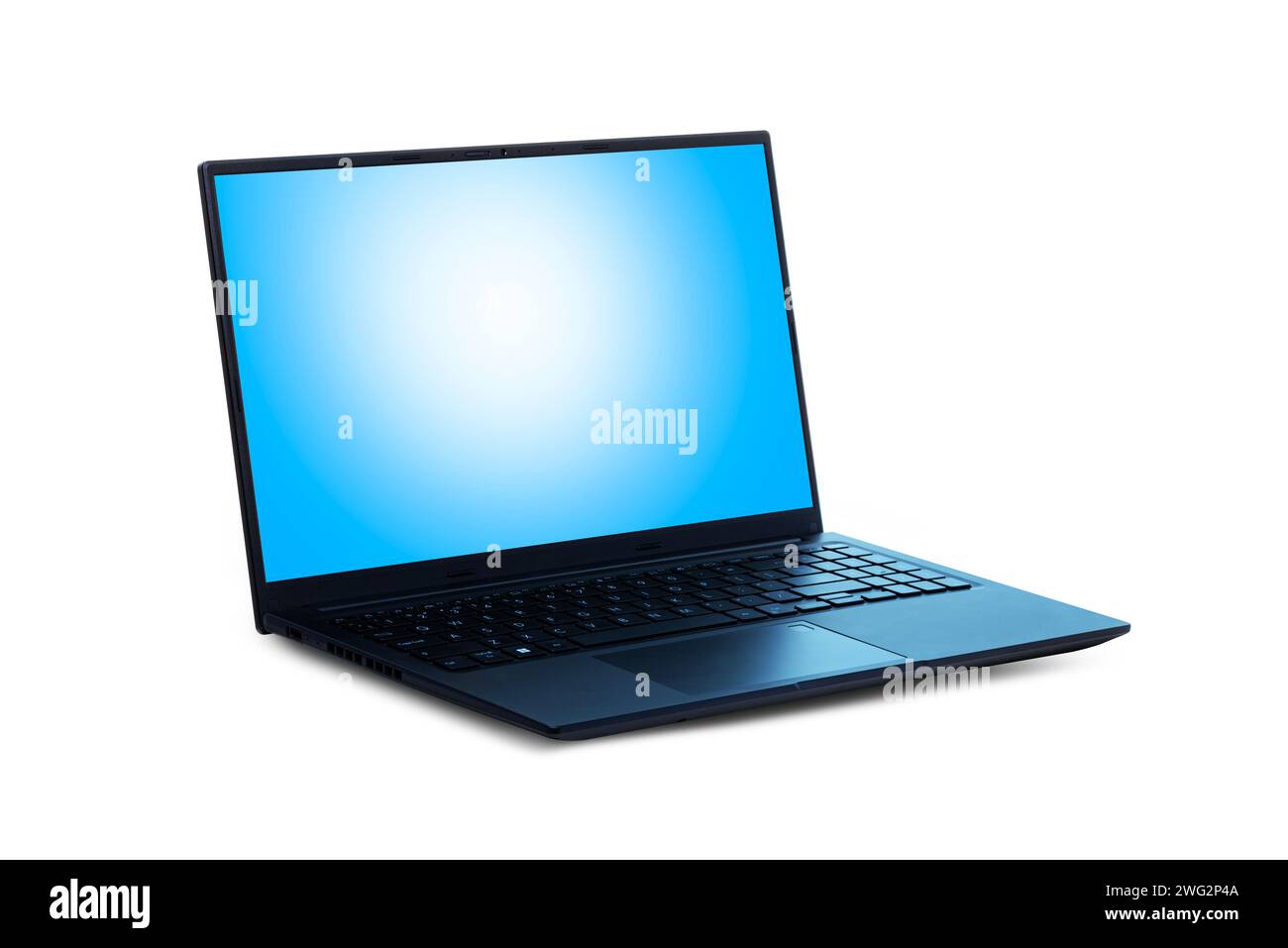 Laptop design template isolated on white background. Mockup. With ...