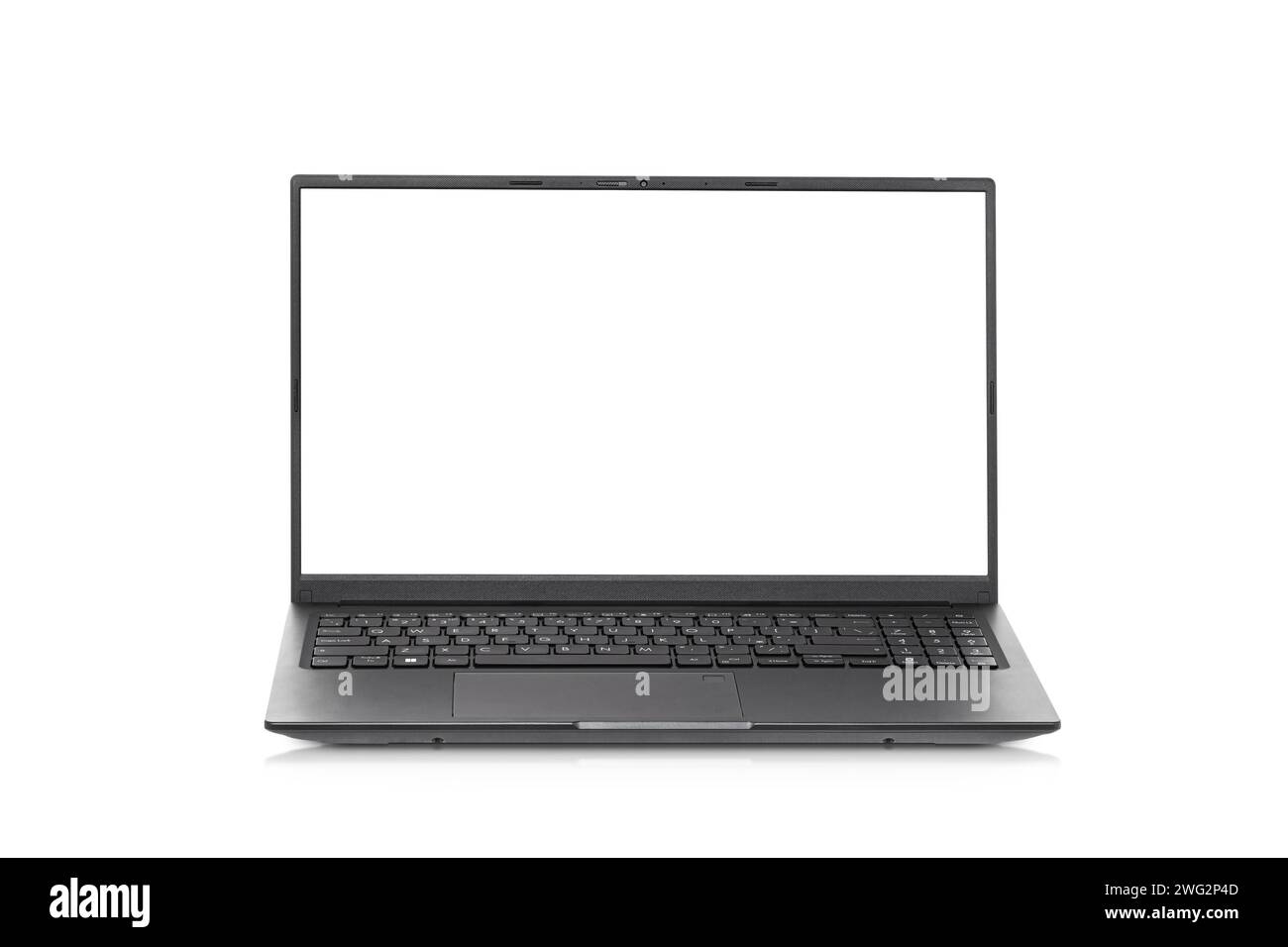 Laptop design template isolated on white background. Mockup. With ...