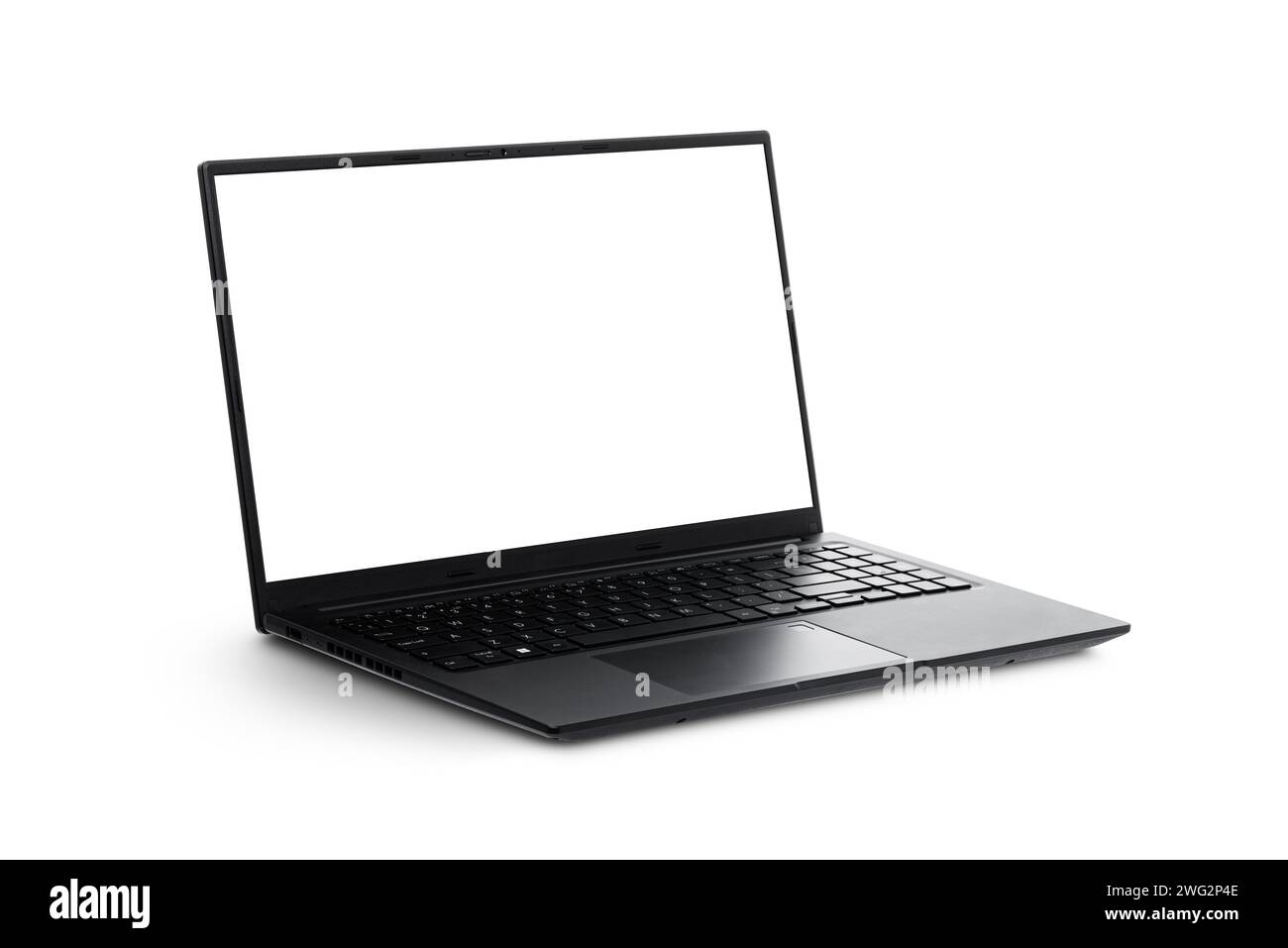 Laptop design template isolated on white background. Mockup. With ...